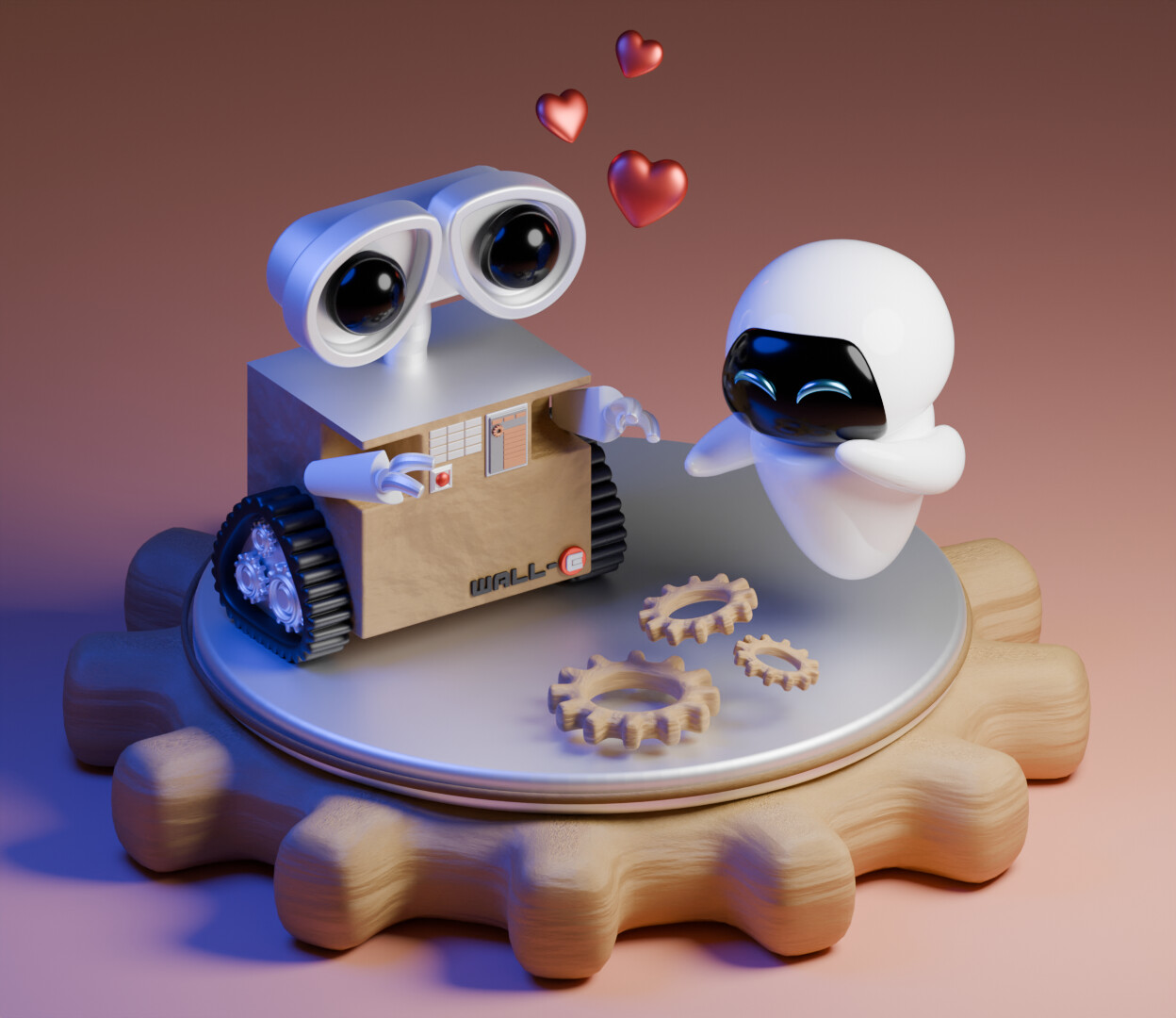 ArtStation - Wall-E and Eve Stylized