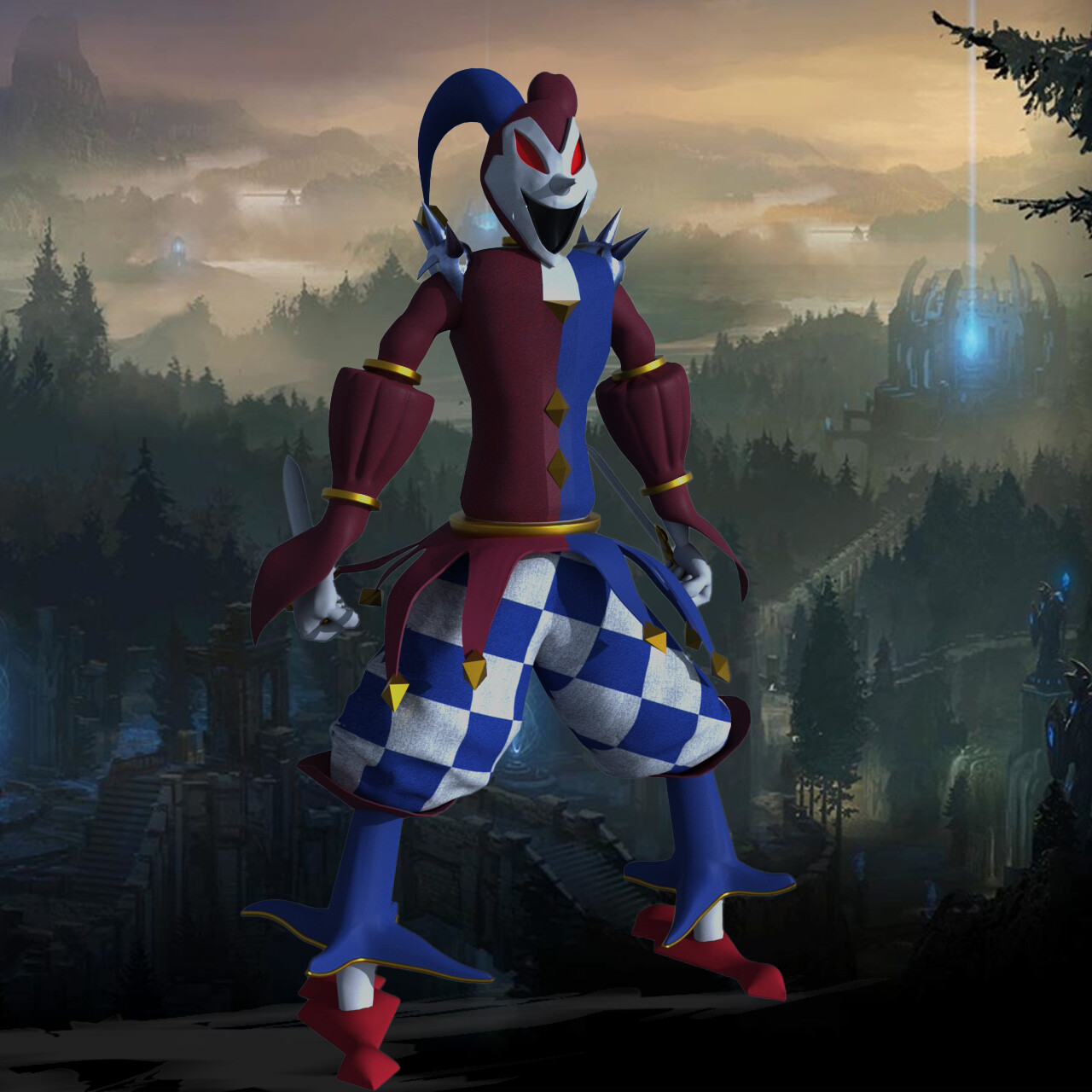 ArtStation - My style of Shaco character