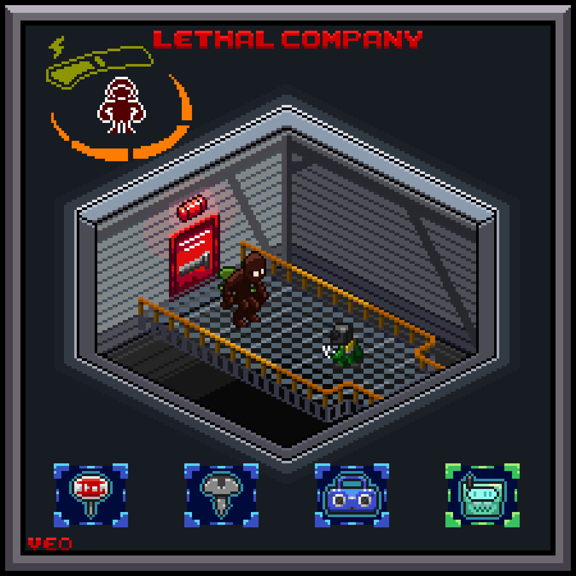 ArtStation - Game Art. - Lethal Company pt 2. - The Catwalks Encounter.