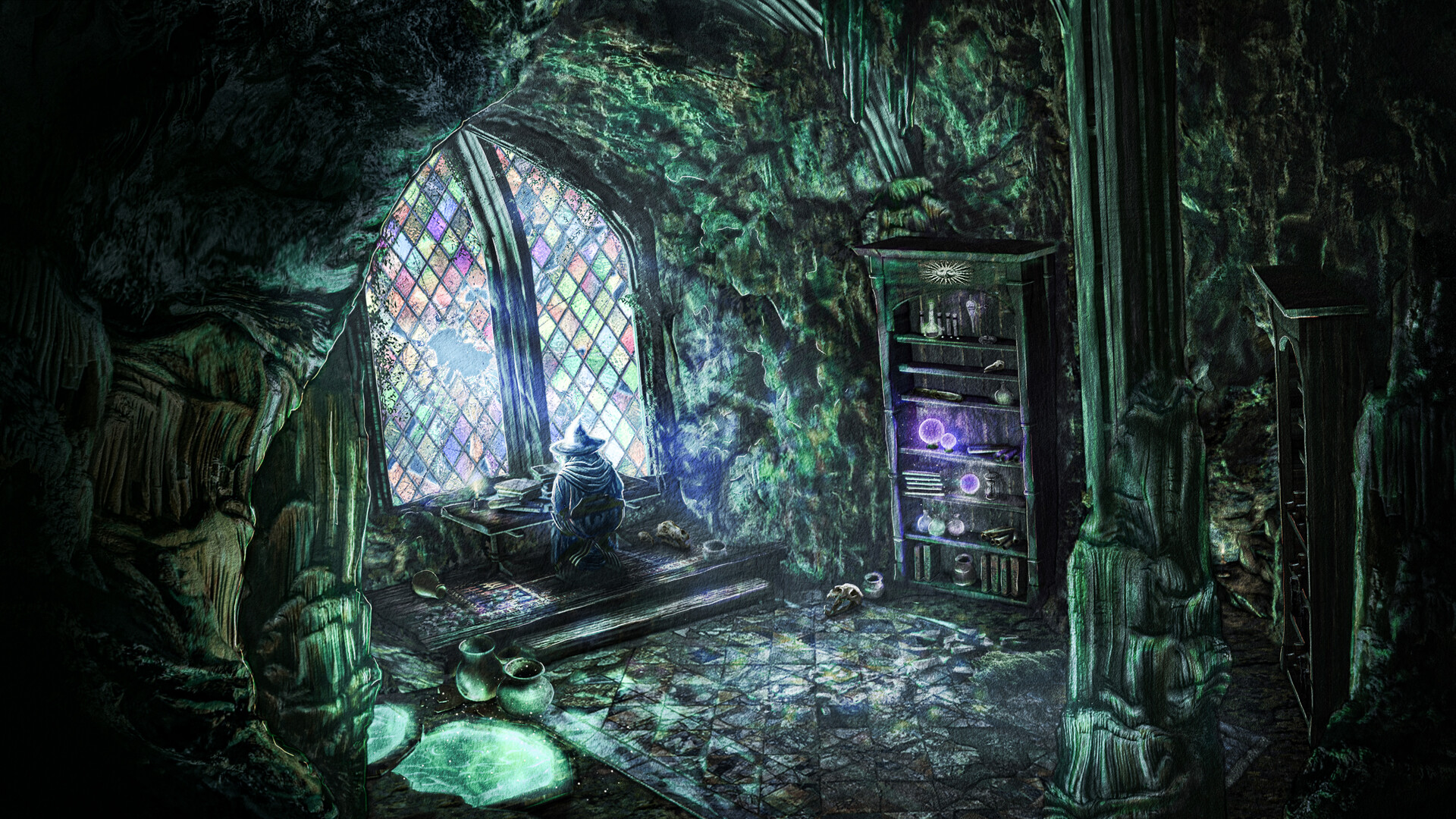 ArtStation - Way to hermit wizard's lair part 3, On the road to stormy ...