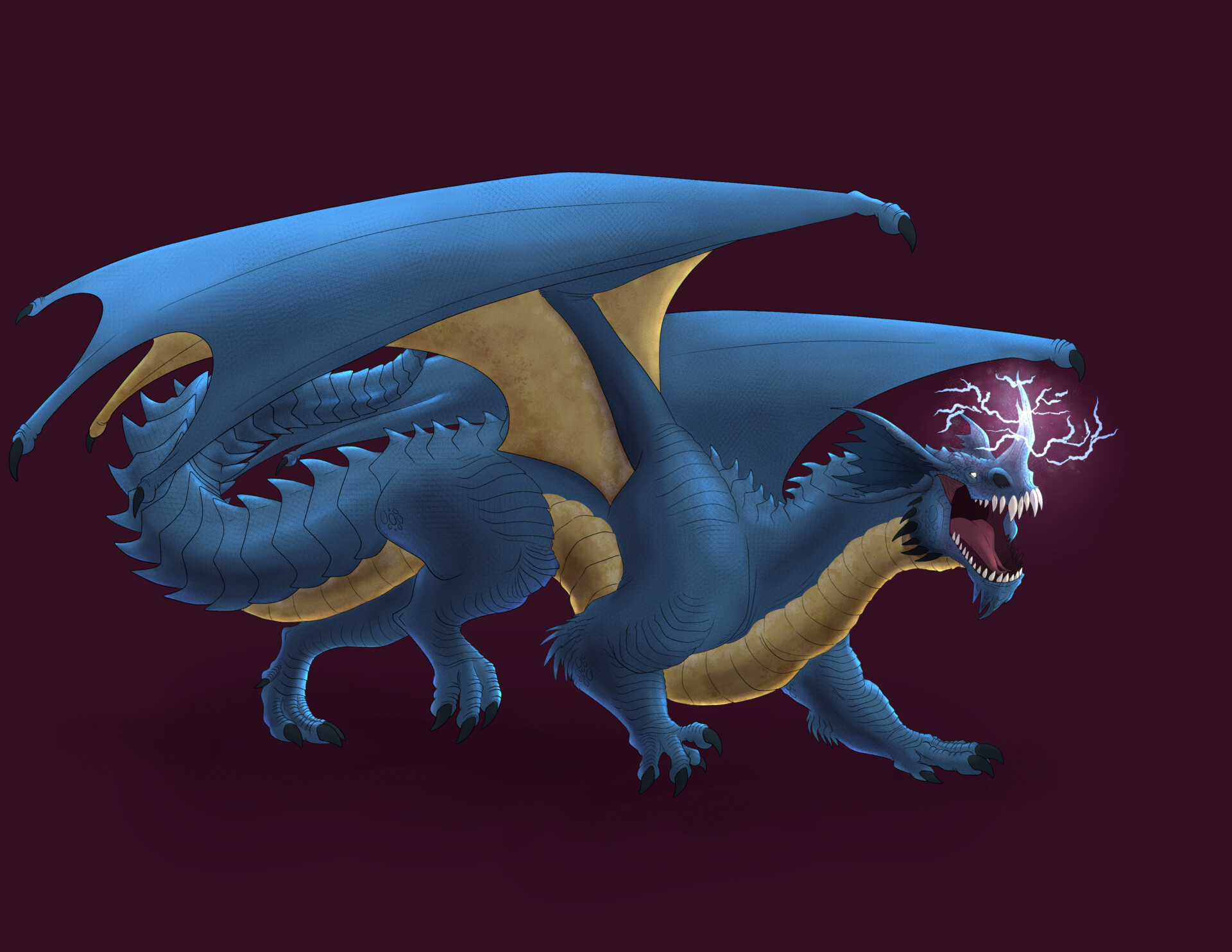 ArtStation - Blue Dragon