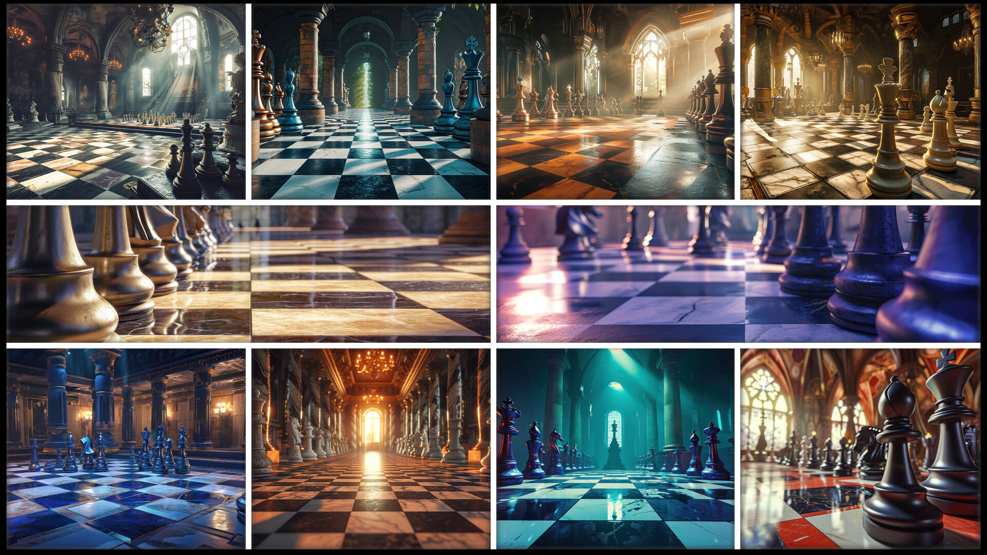 Ferial Concept - 🔹220 Chess Arena Environment Concept Reference Image ...