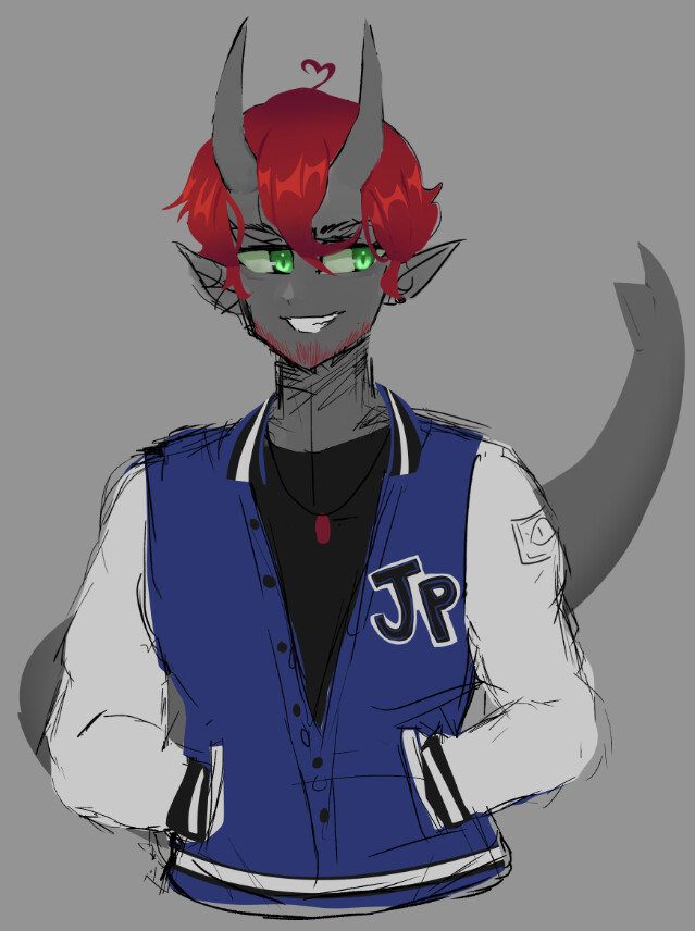 ArtStation - Demon guy character