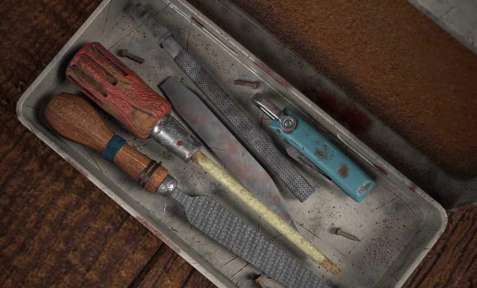 ArtStation - Rusted Toolbox