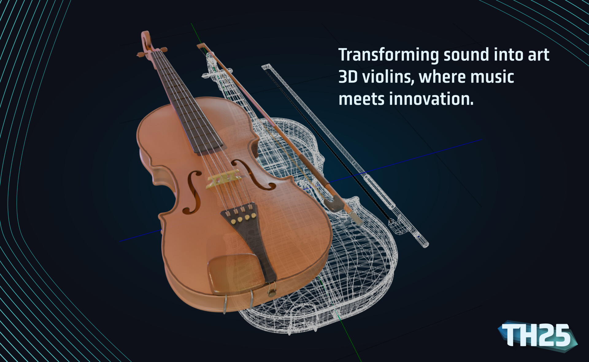 ArtStation - 3d violin