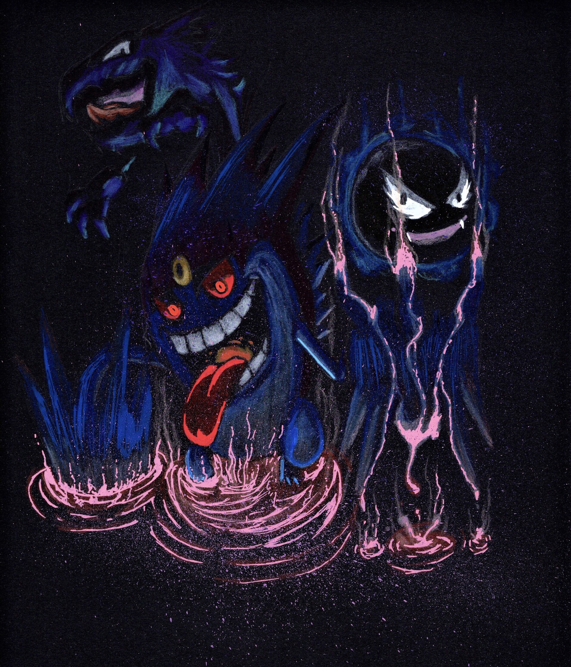 ArtStation - Pokémon Gengar evolutions