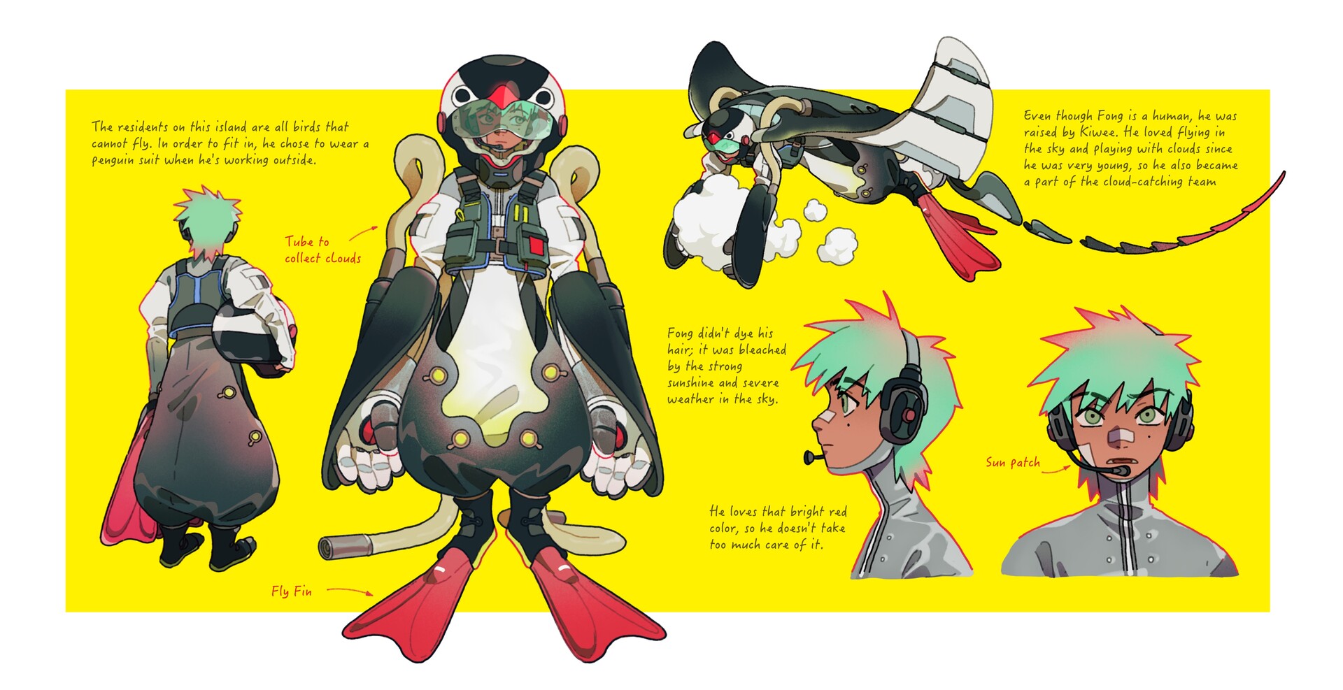 ArtStation - Cloud Catcher Character Design