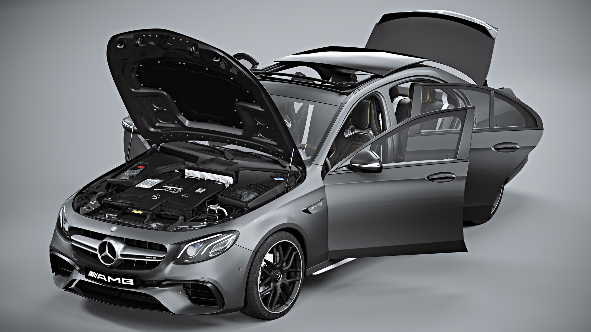 ArtStation - 2018 Mercedes-Benz E63 AMG