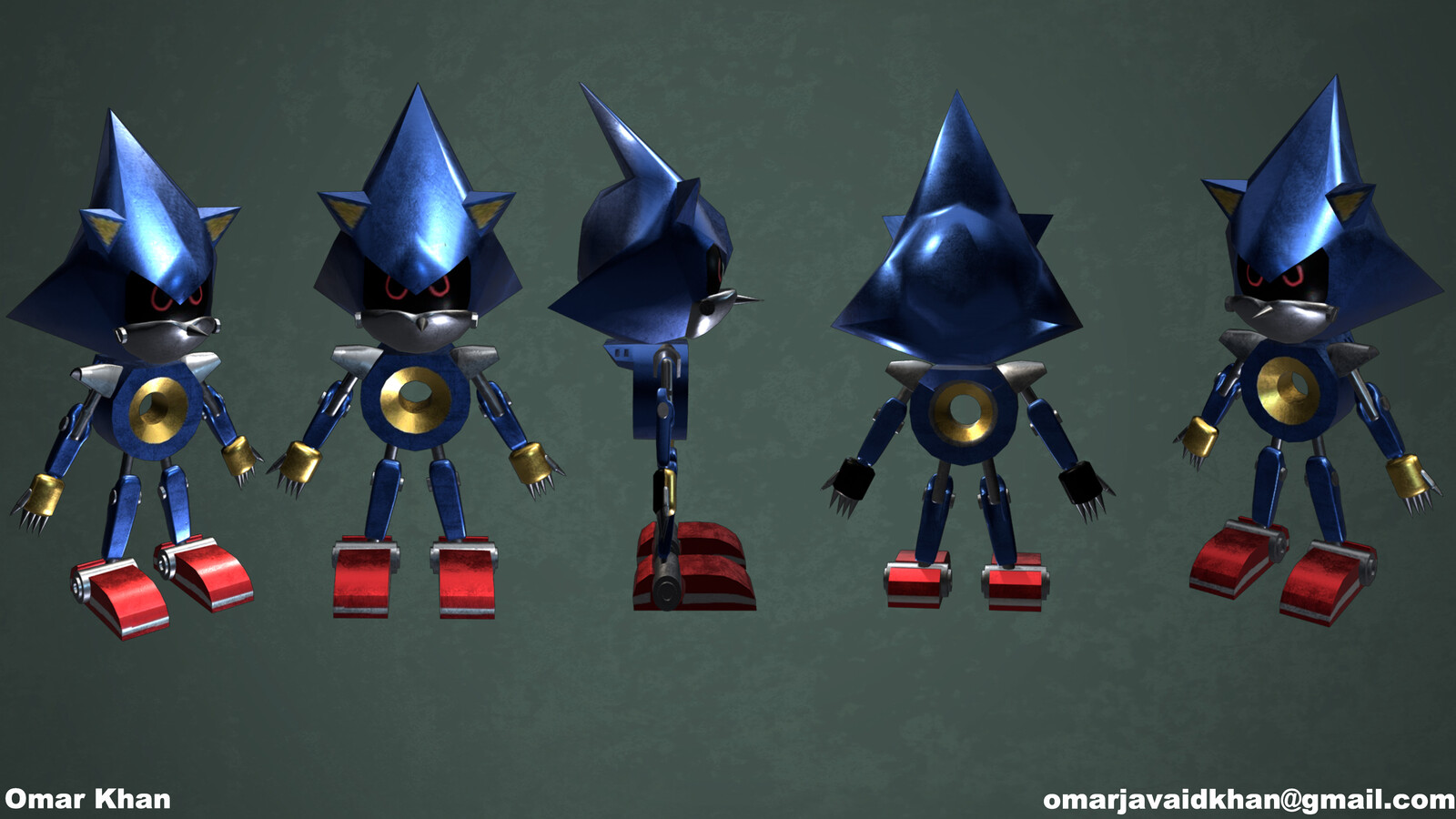 Omar Khan - Sonic Prop Project 9: Metal Sonic 3D Model