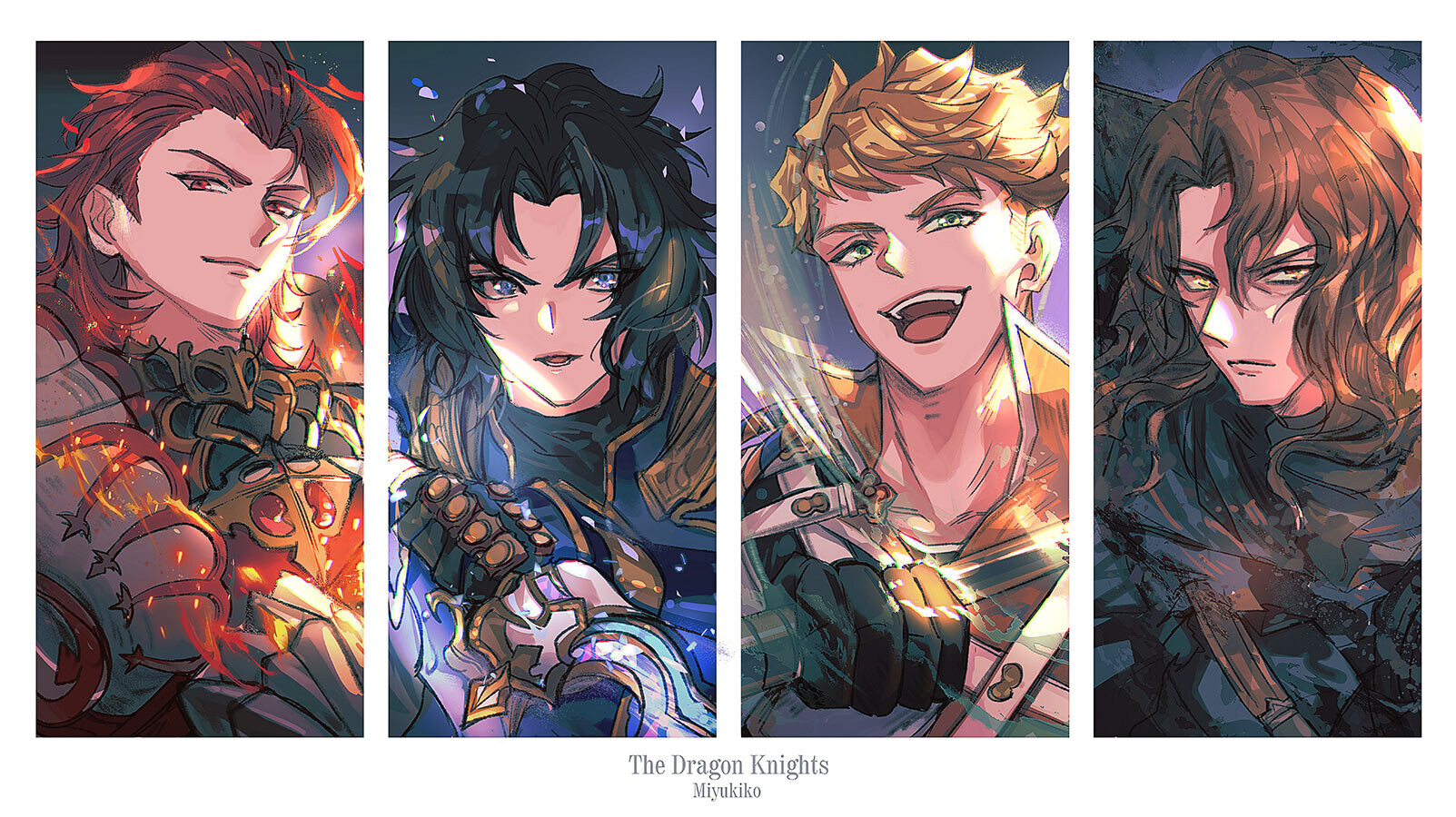 ArtStation - GBF Dragon knights
