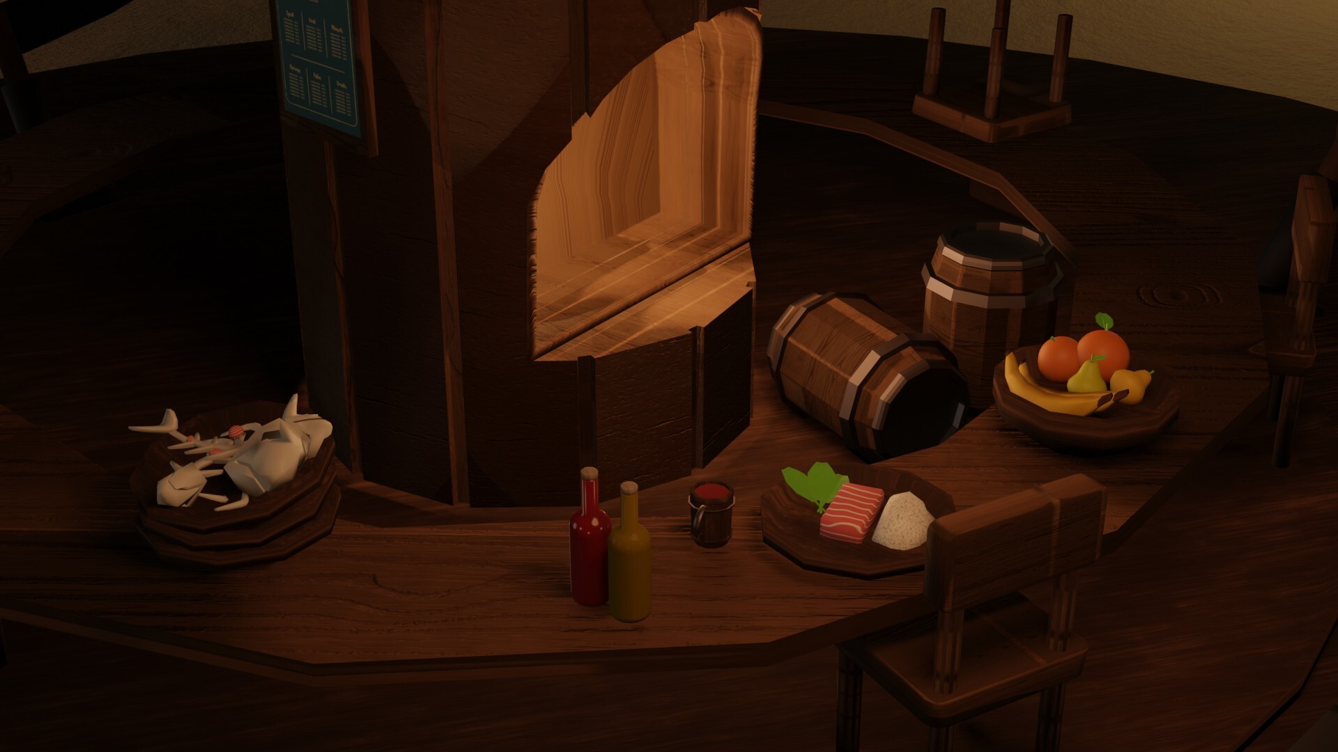 Mina Wolff - Costa Del Sol Bar (FFXIV inspired environment art)