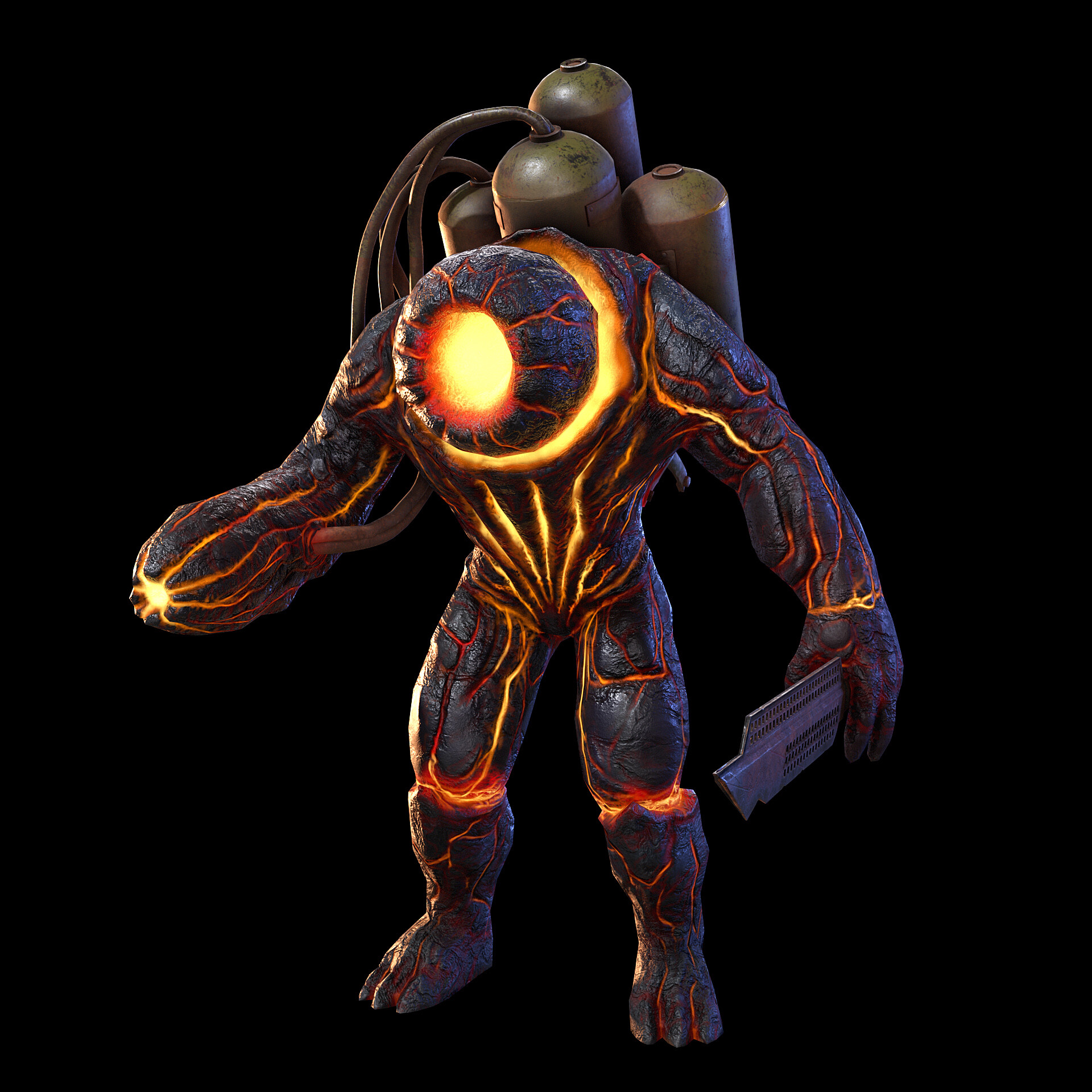 ArtStation - Lava Monster