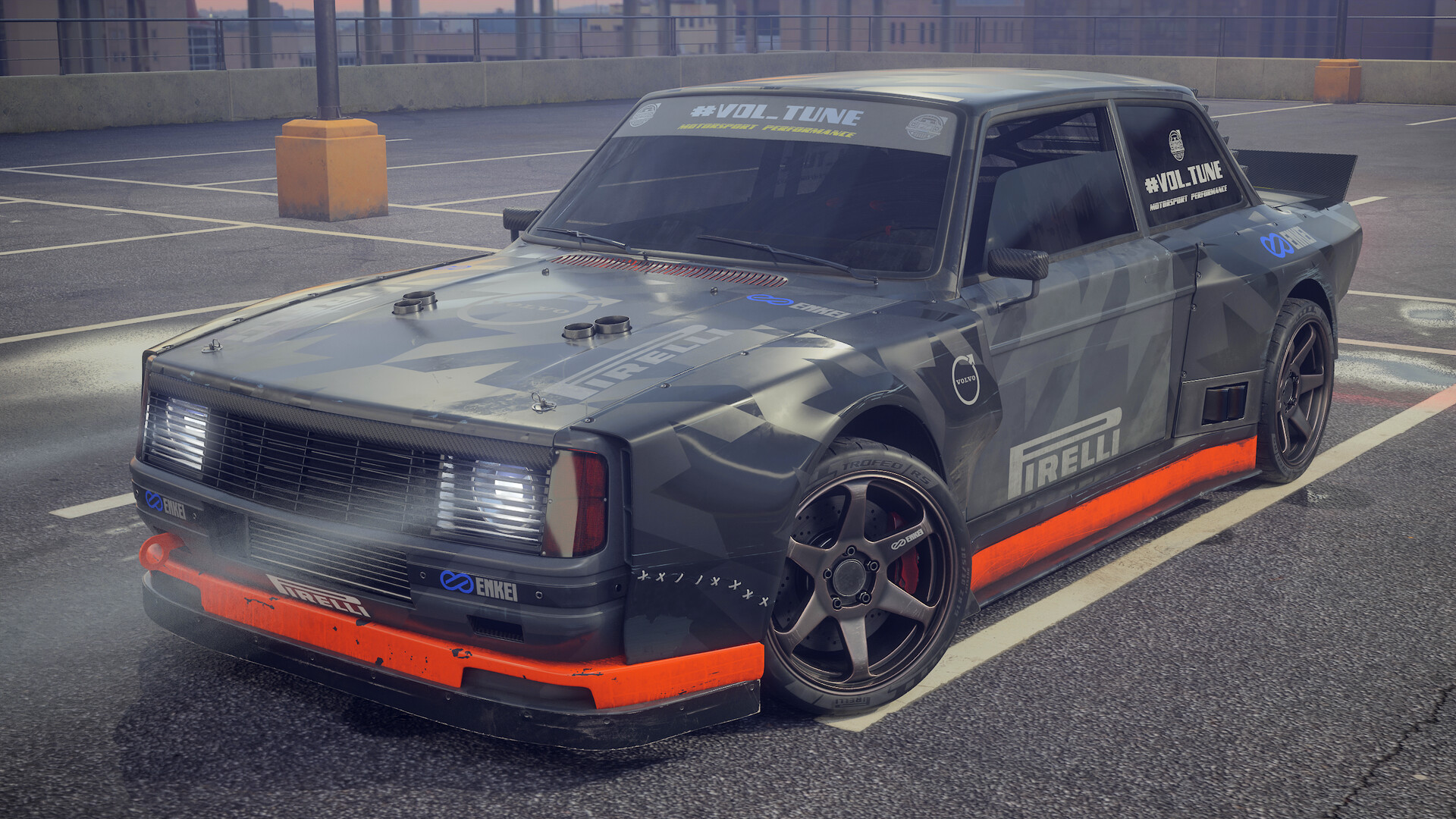 ArtStation - Volvo 242 Custom tuning