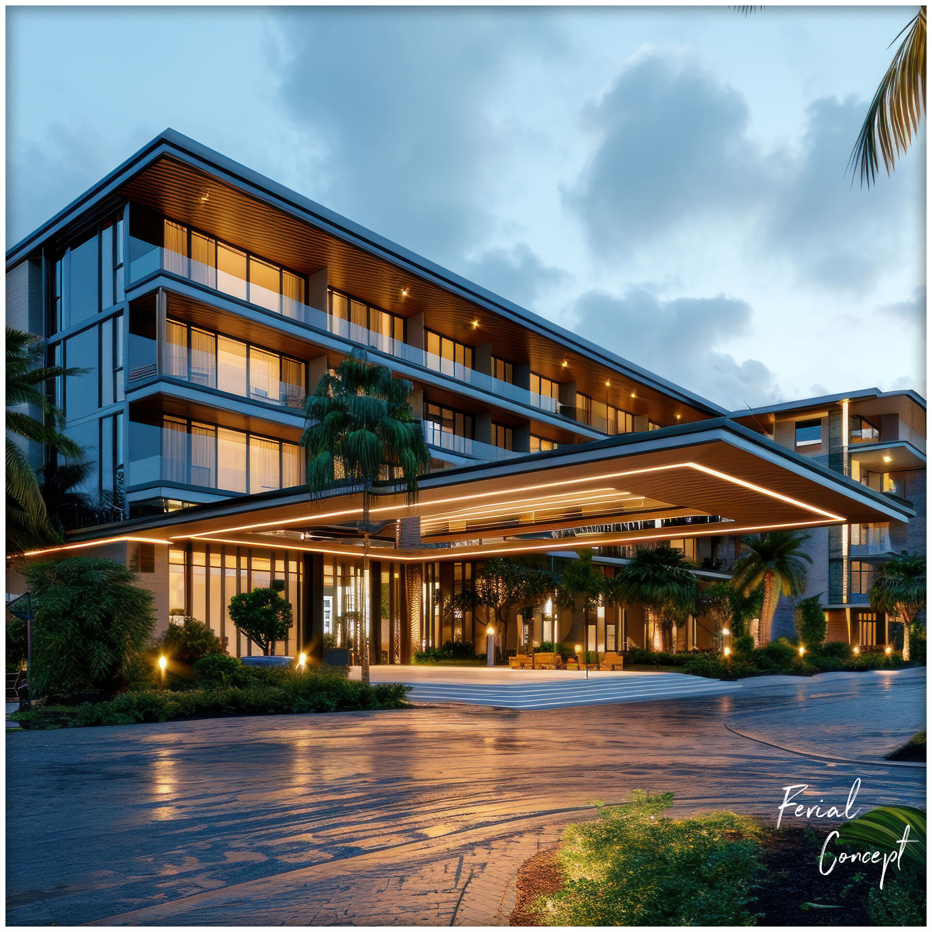 ArtStation - 🔹210 Hotel - Exterior Reference Image Pack v.47 |8K|