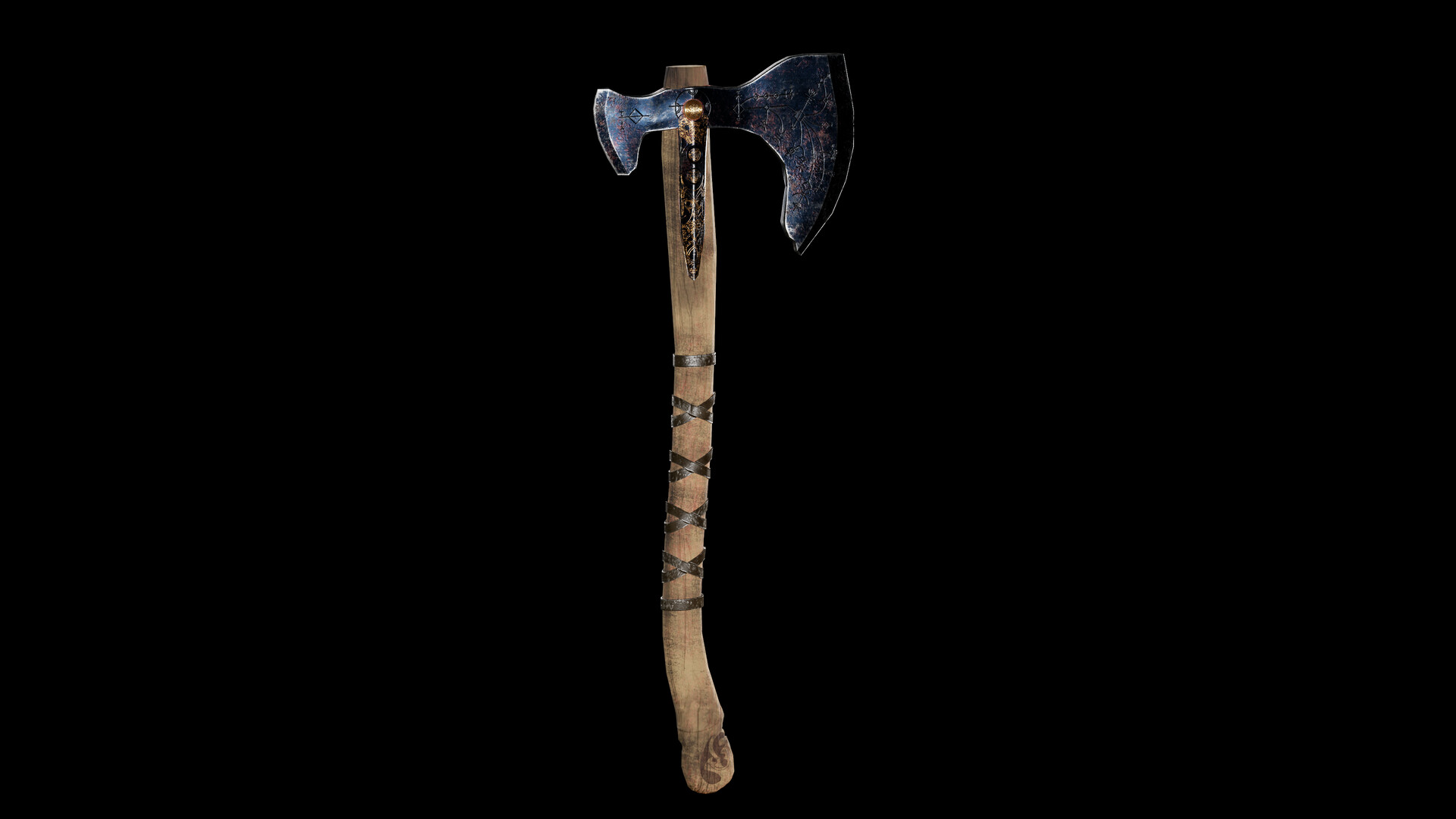Sharukesh Baskar - God Of War Leviathan Axe - low poly