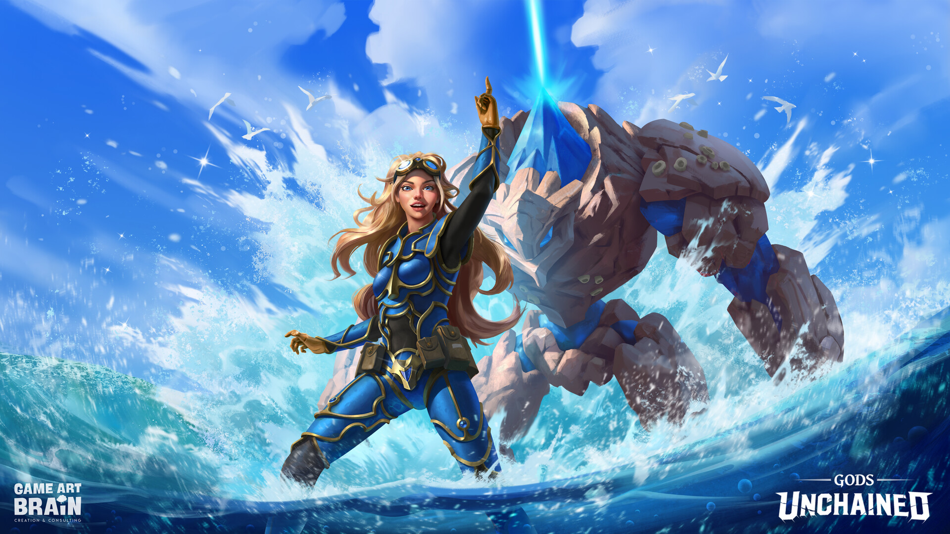 ArtStation - "Francesca, surging signal"