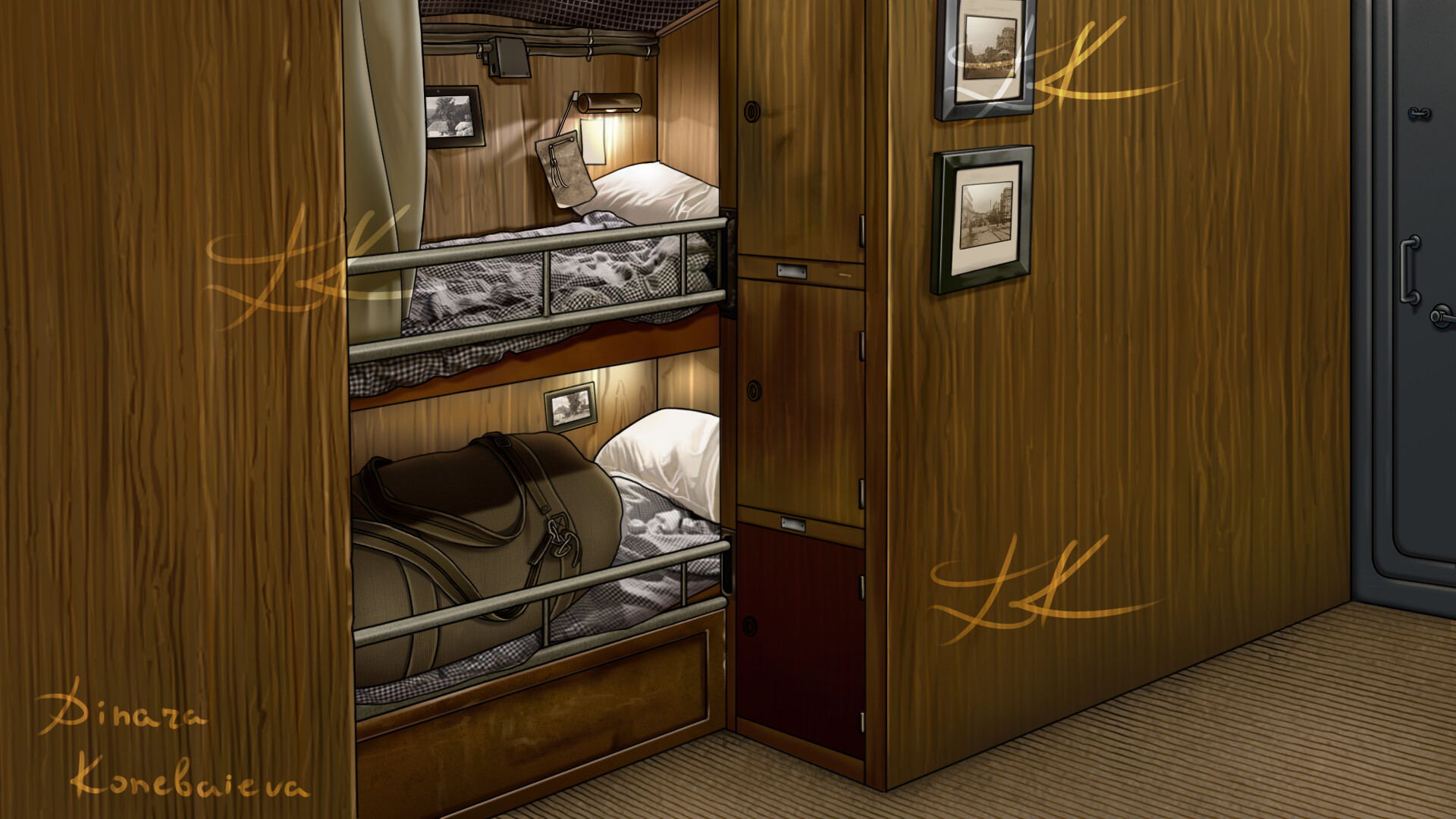 ArtStation - Cabin interior