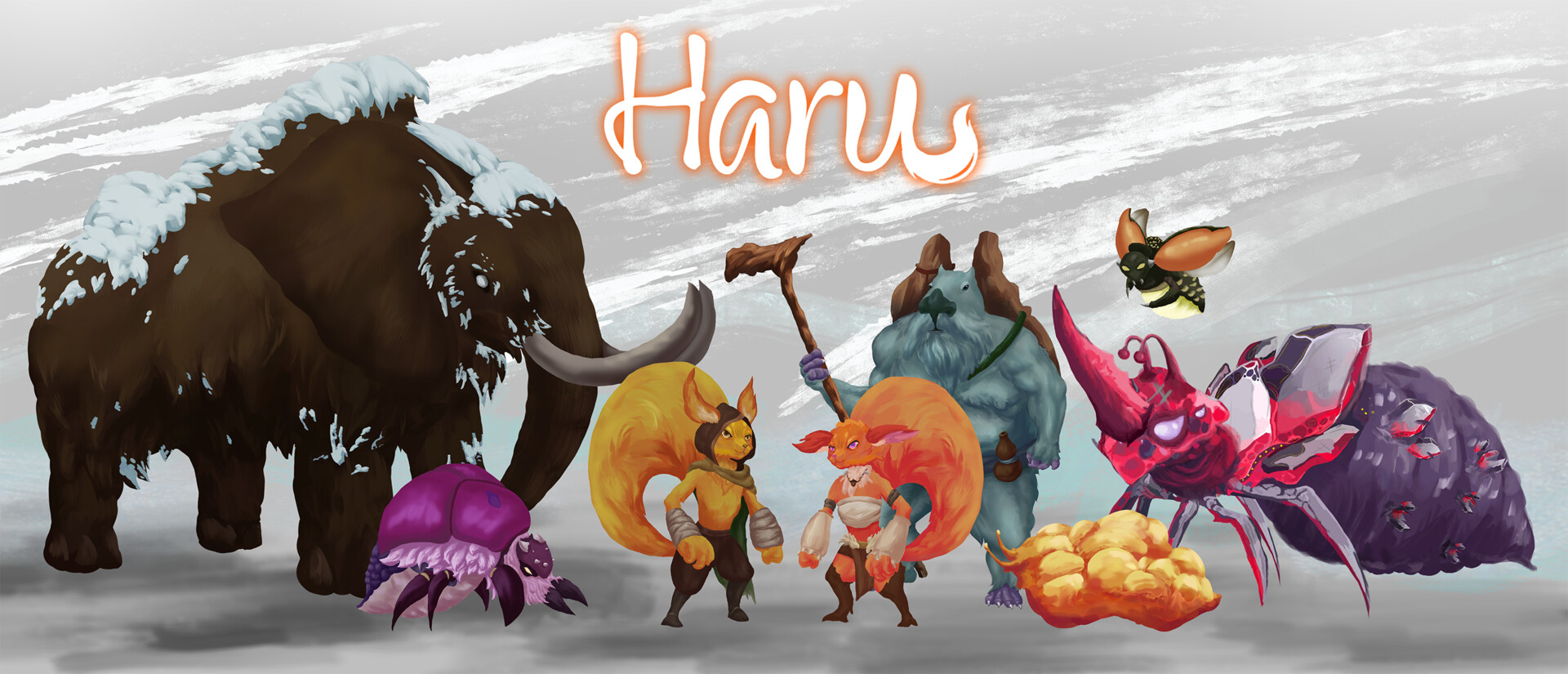 ArtStation - Concept character for game Haru