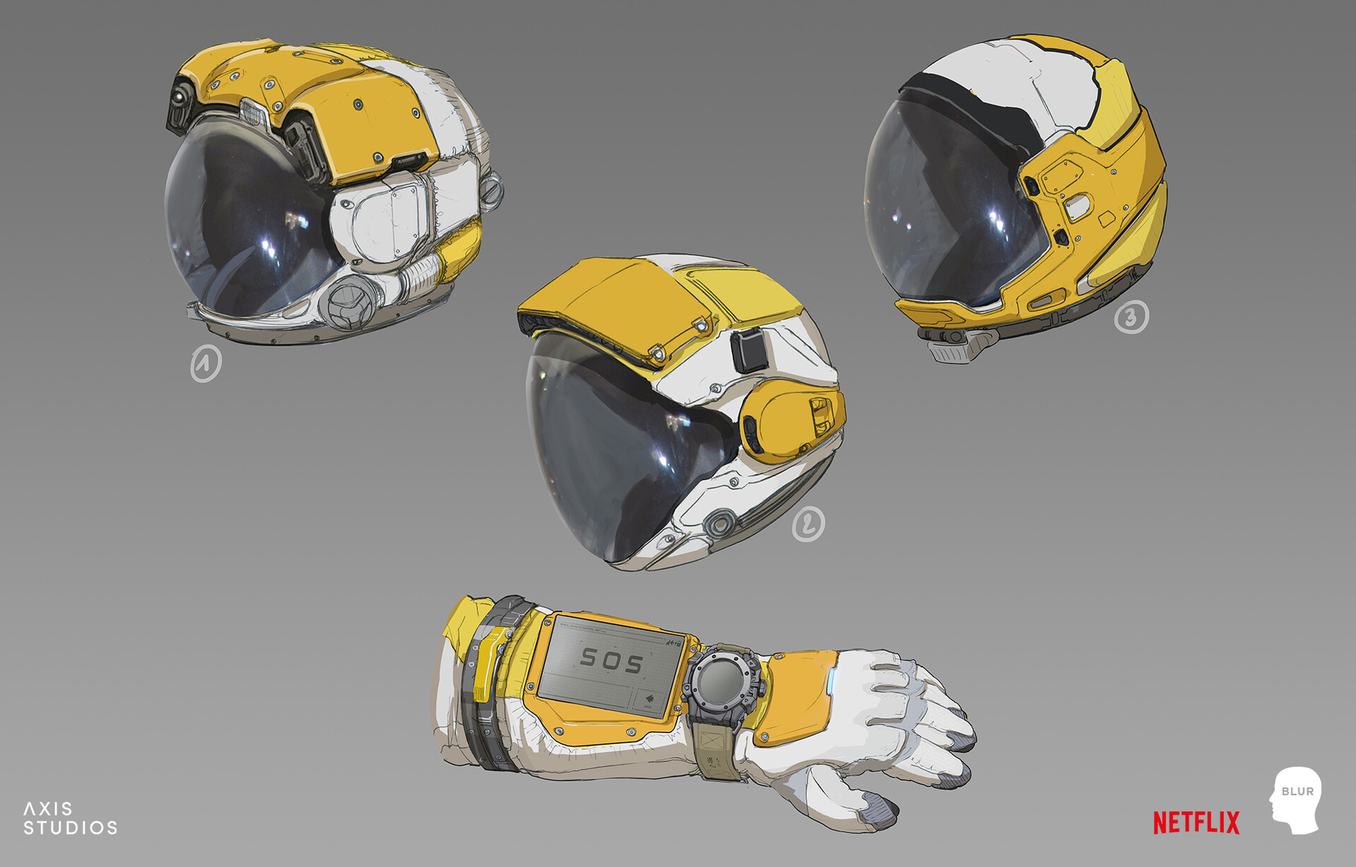 Axis Studios - Love, Death, and Robots: Helping Hand- Character Details