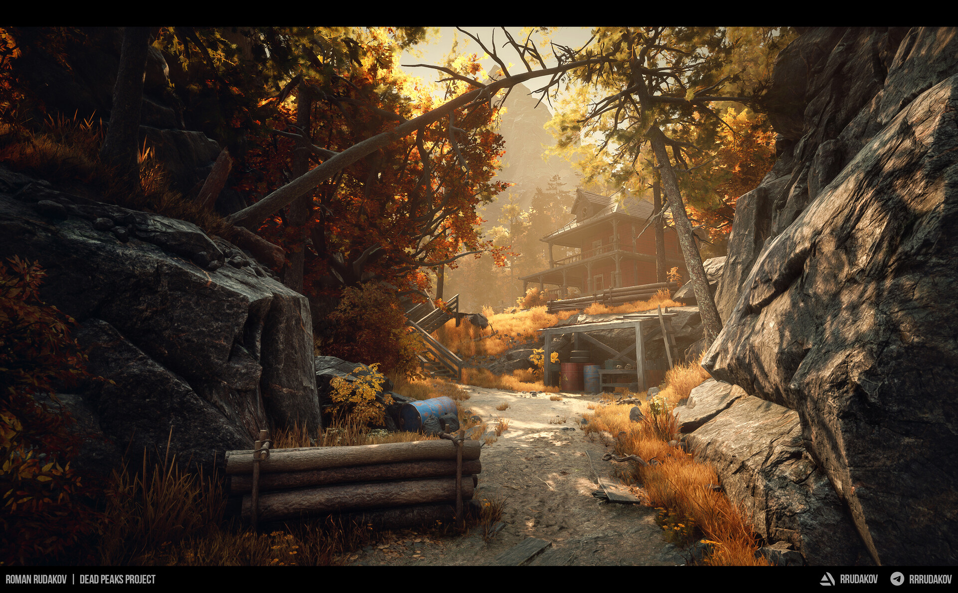 Roman Rudakov - Dead Peaks - XYZ School Environment Art