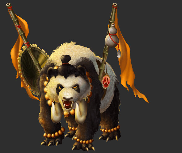 ArtStation - Panda warrior