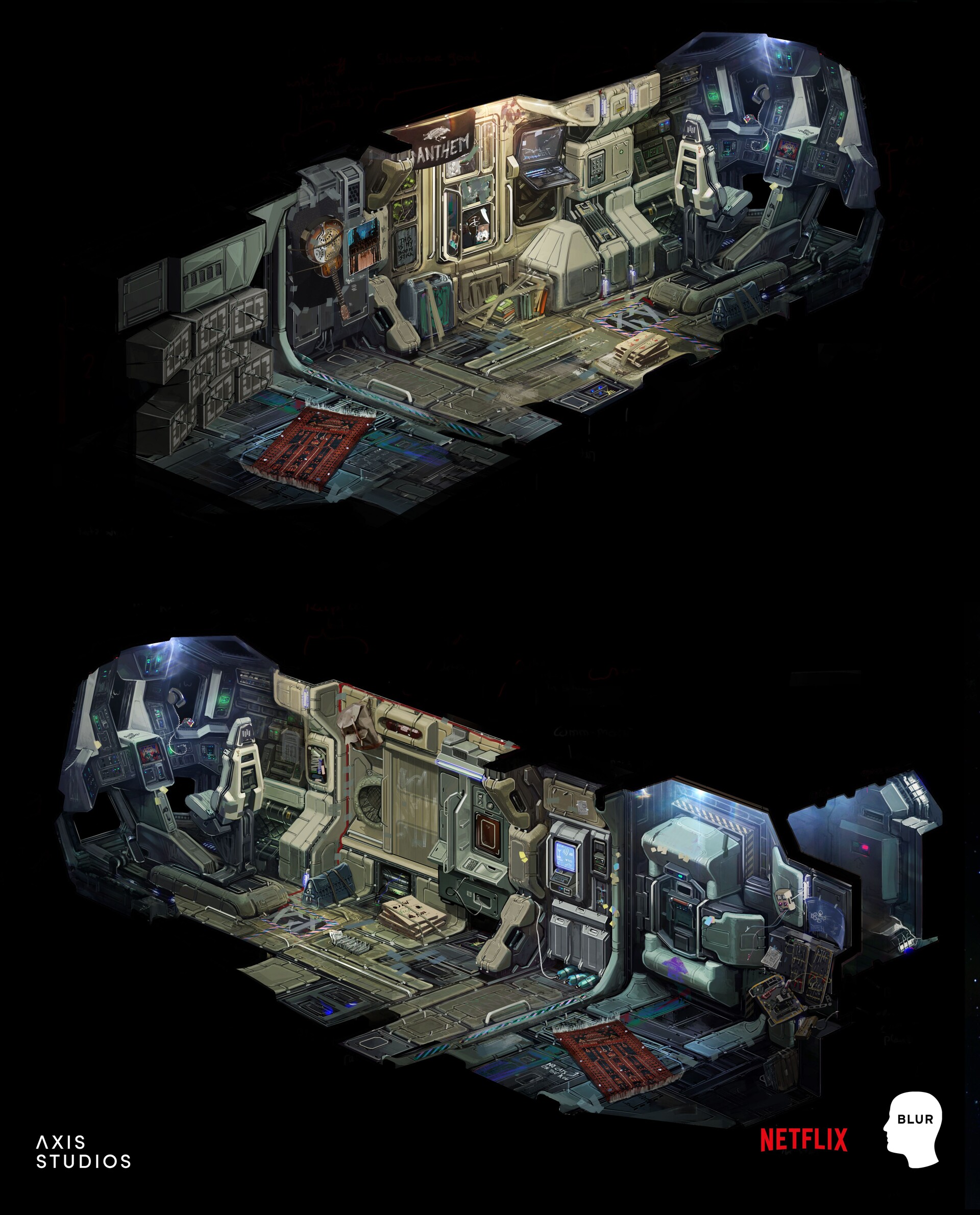 Axis Studios - Love, Death, and Robots: Helping Hand- Environments