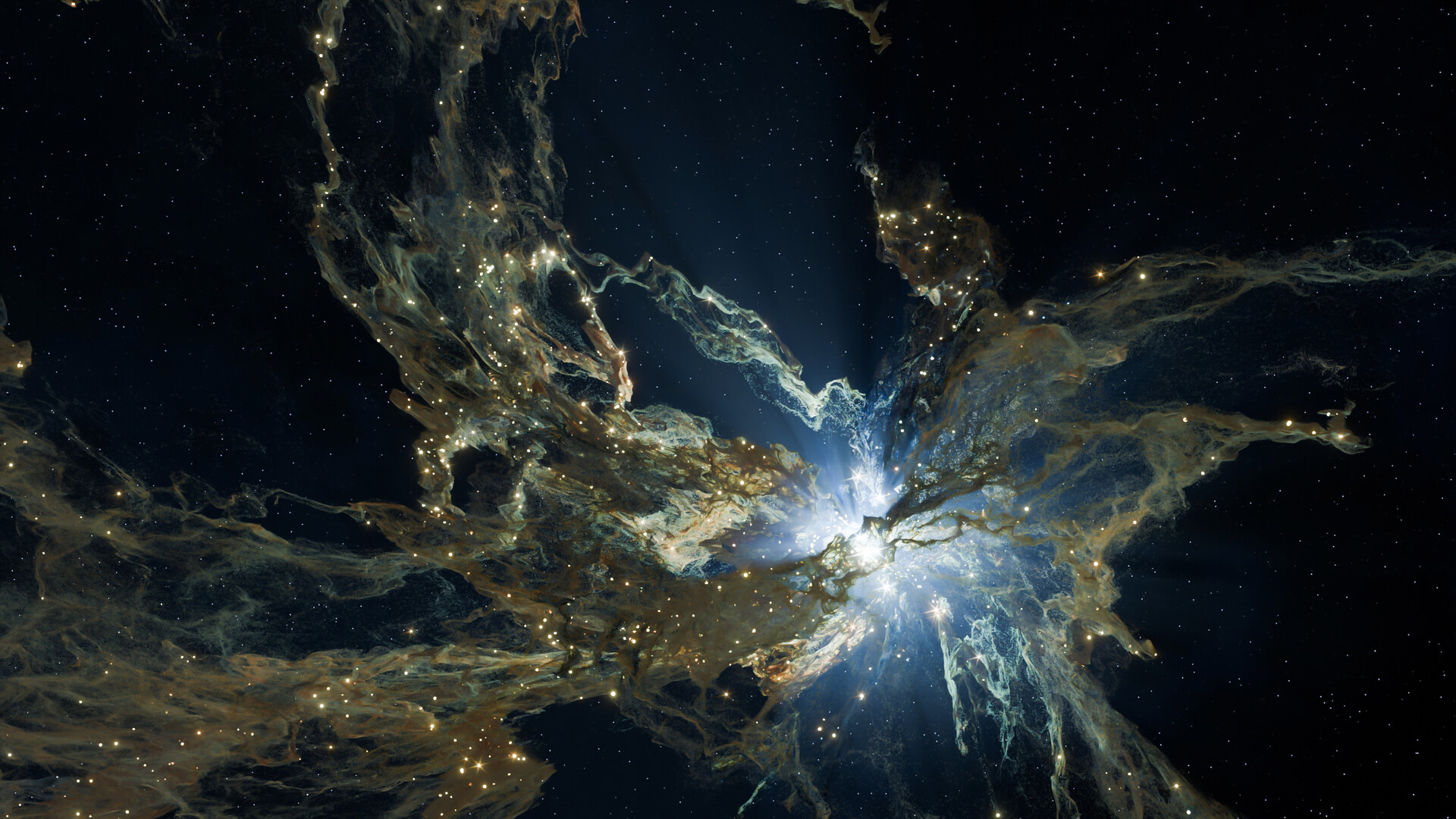 ArtStation - Geometry Nodes Based Nebula