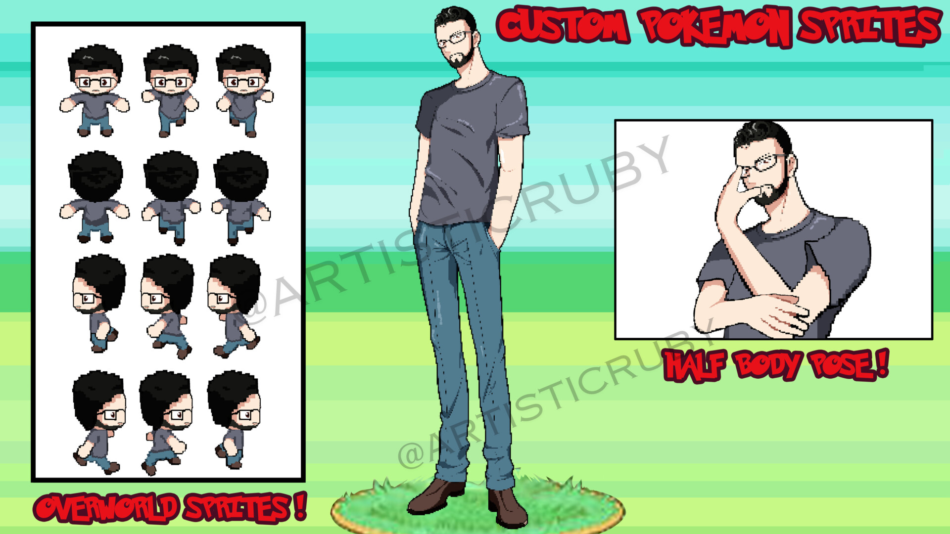 ArtStation - Pixel Art Ref sheet