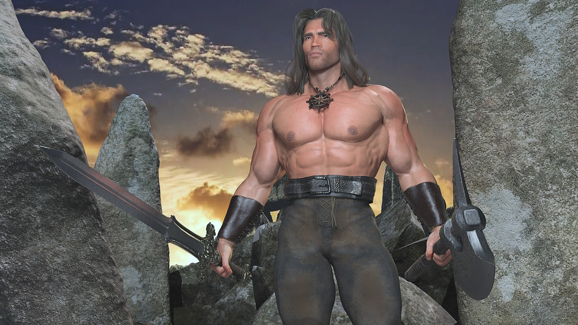 ArtStation - Conan the Barbarian animation & fan game project - WIP