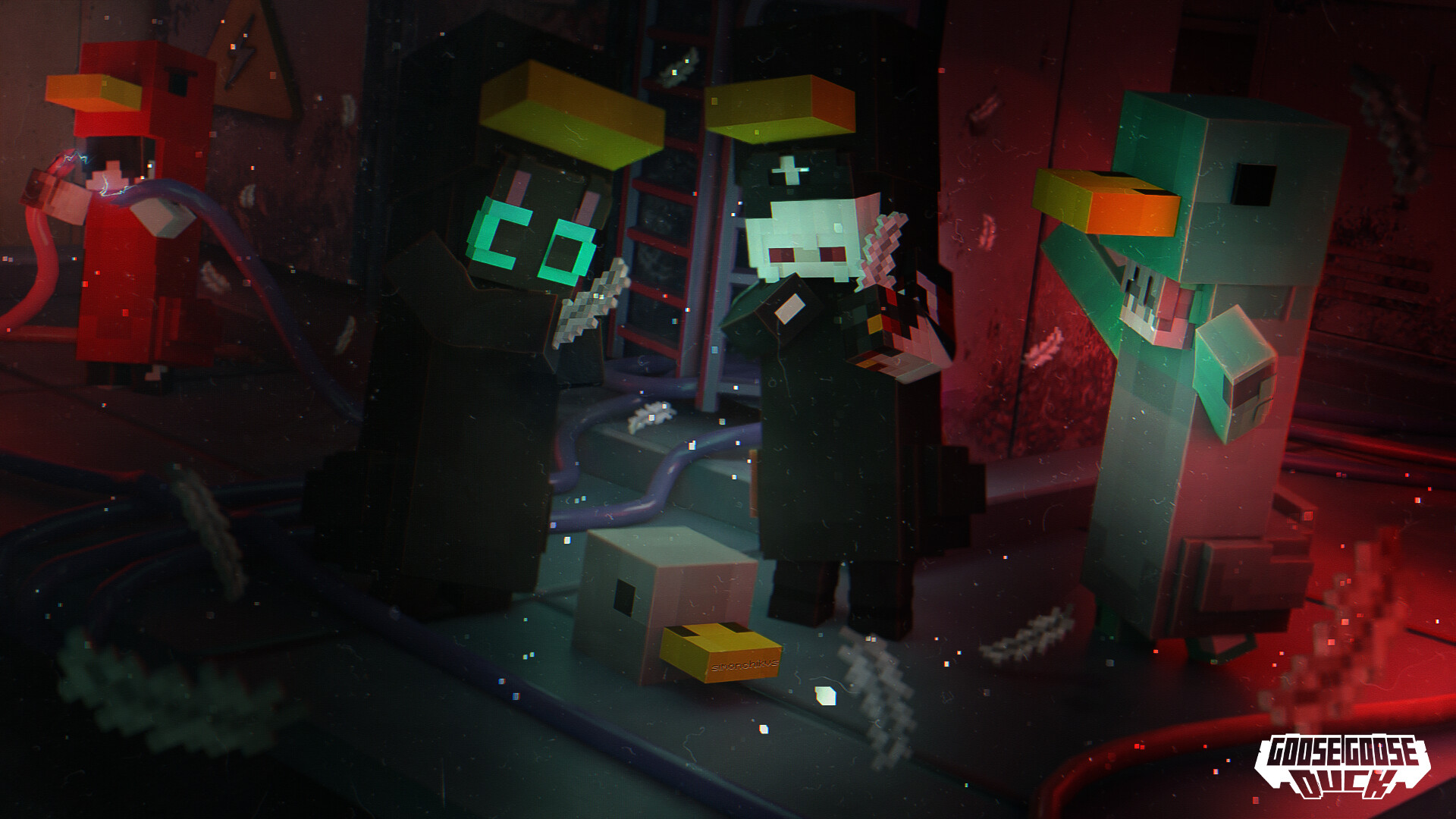 ArtStation - Art Goose Goose Duck - Minecraft