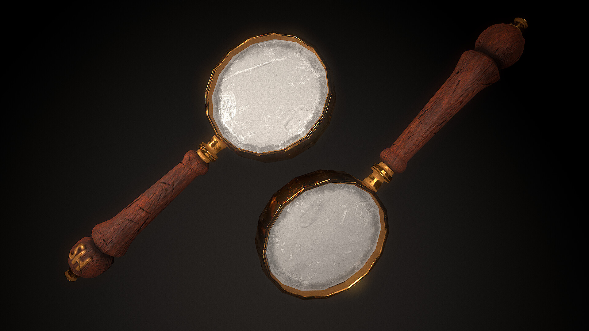 ArtStation - Vintage Magnifying Glass (Quick Work/Game-Ready Asset)