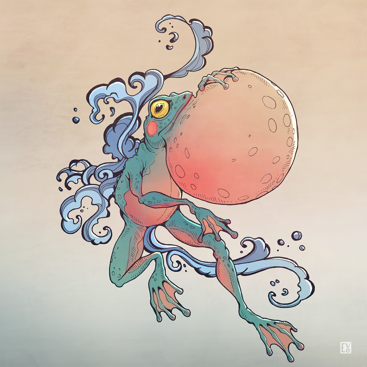 ArtStation - Massive frog