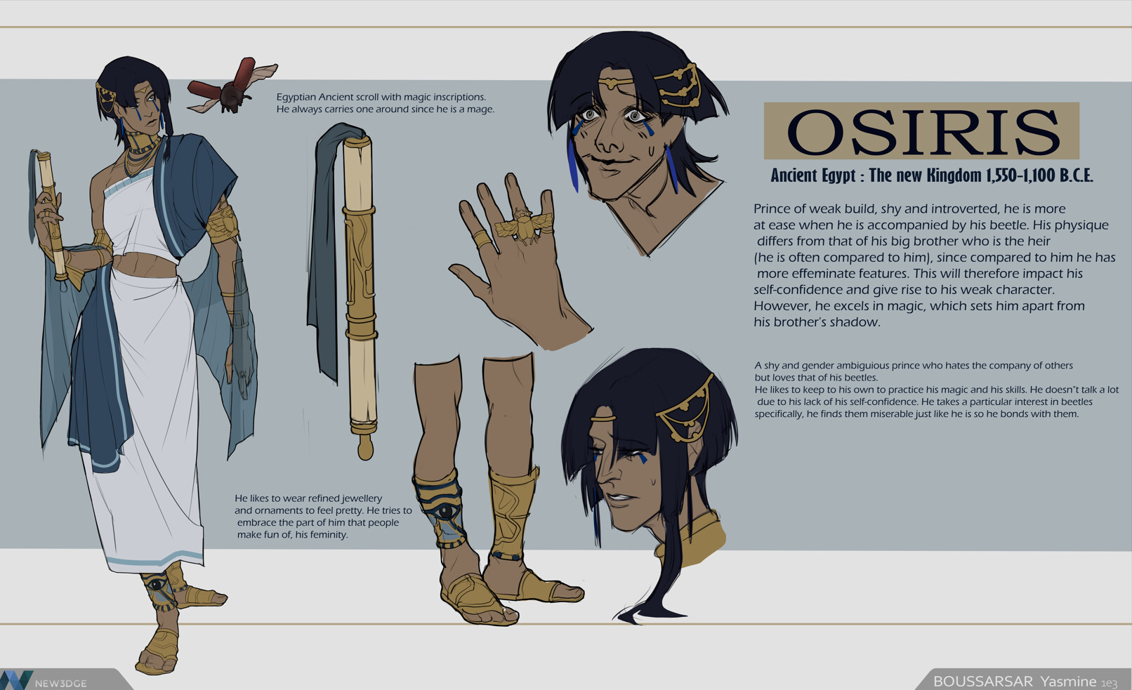 ArtStation - OSIRIS - EGYPT MAGE