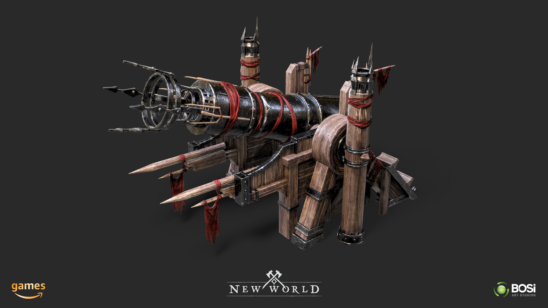 ArtStation - Amazon Games - New World - 3D Siege Weapons