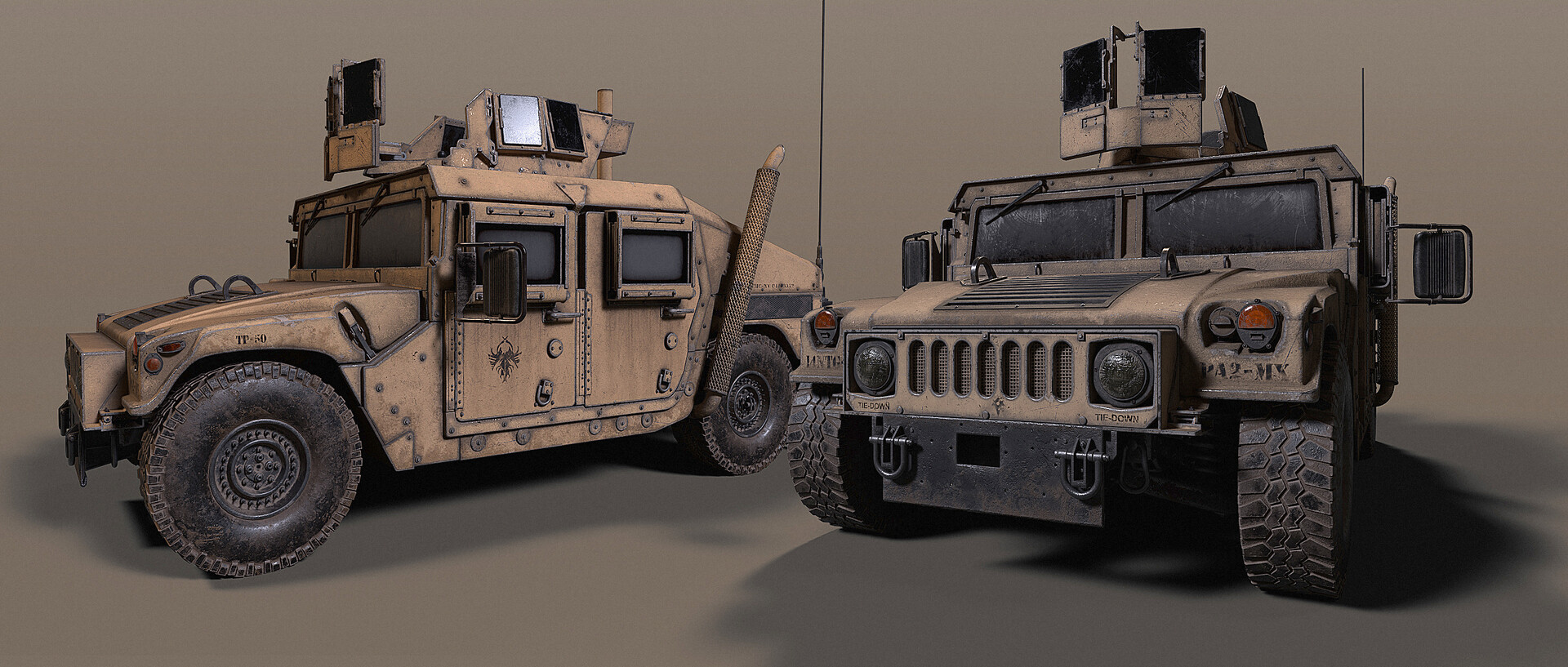 Zig I. - M1151A1 Humvee & MCTAGS Turret Cuppola - WIP
