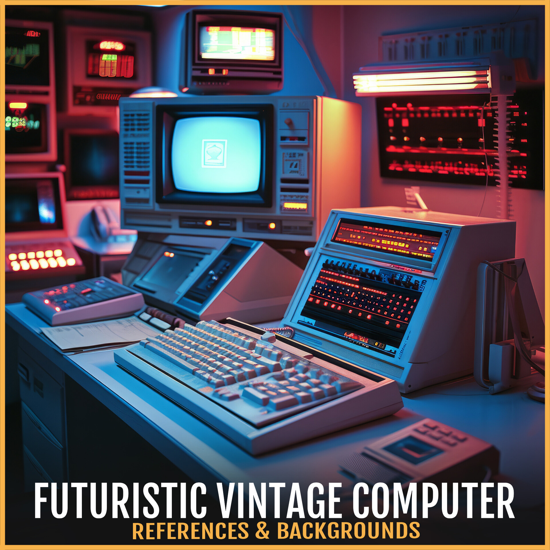 ArtStation - 202 Futuristic Commodore Vintage Computer