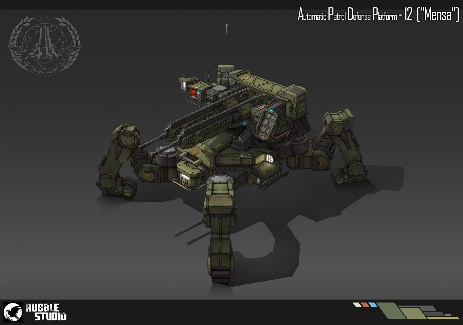 Mantis Shrimp Chen - APDP-12 "mensa" standard model and the blueprint