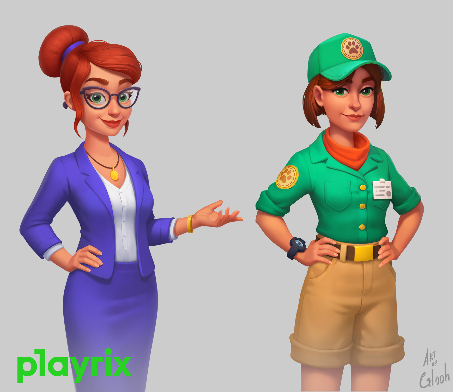 ArtStation - Characters from WILDSCAPES by Playrix