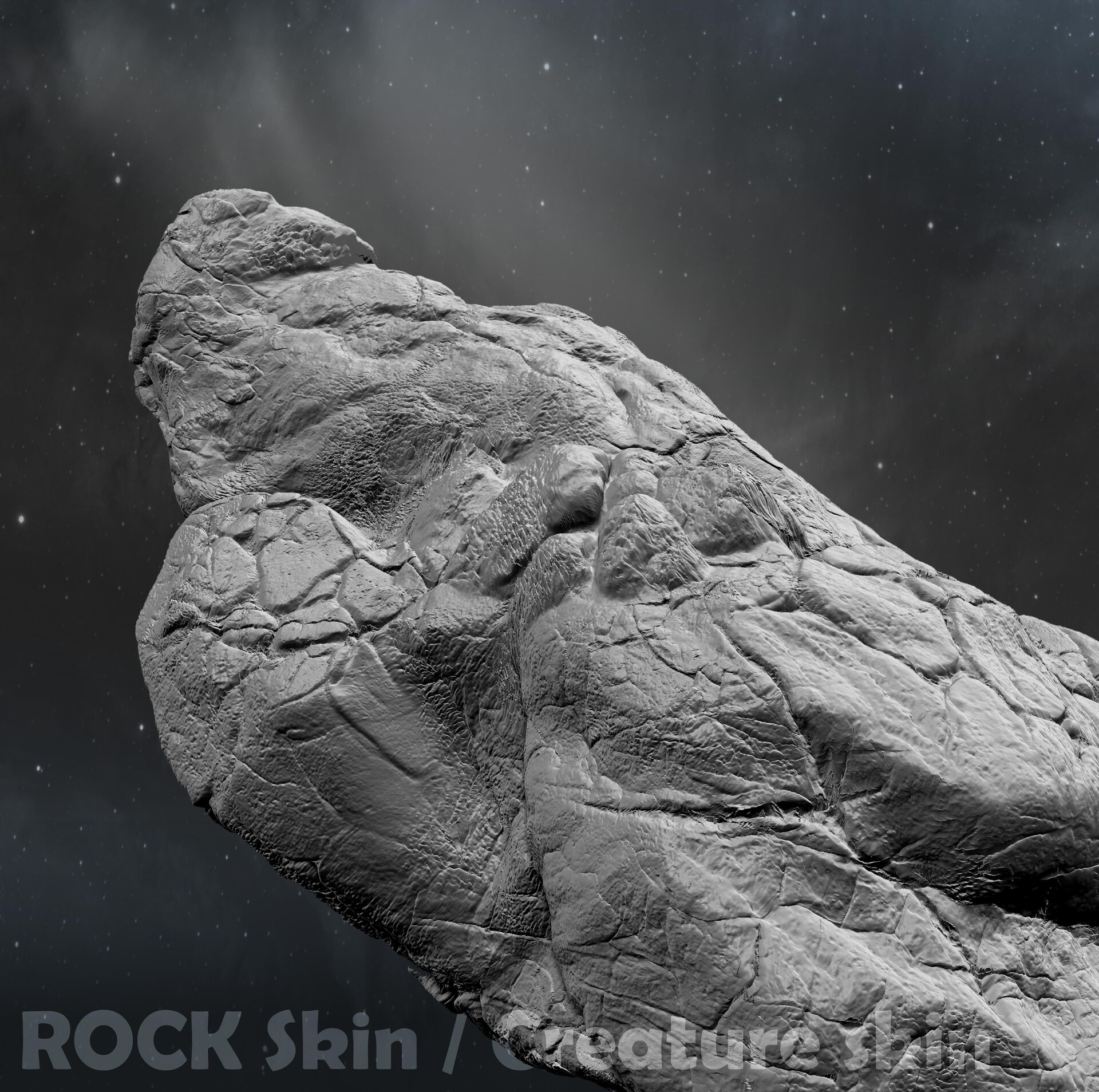 ArtStation - ROCK Skin / Creature skin VDM Brushes Vol 08