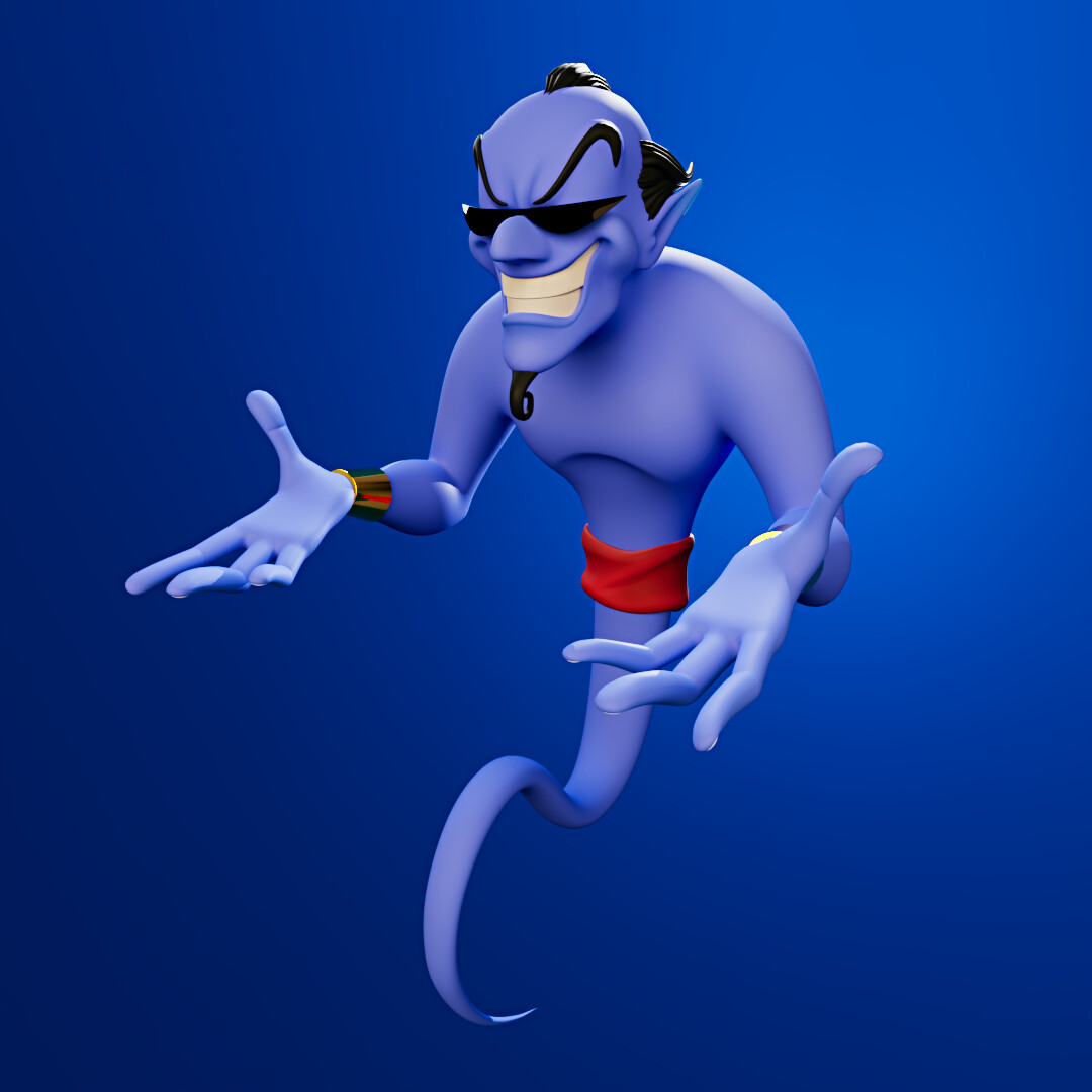 ArtStation - Genie impersonation of Jack Nicholson.