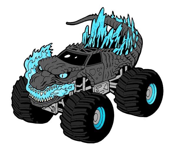 ArtStation - Monster Truck Godzilla
