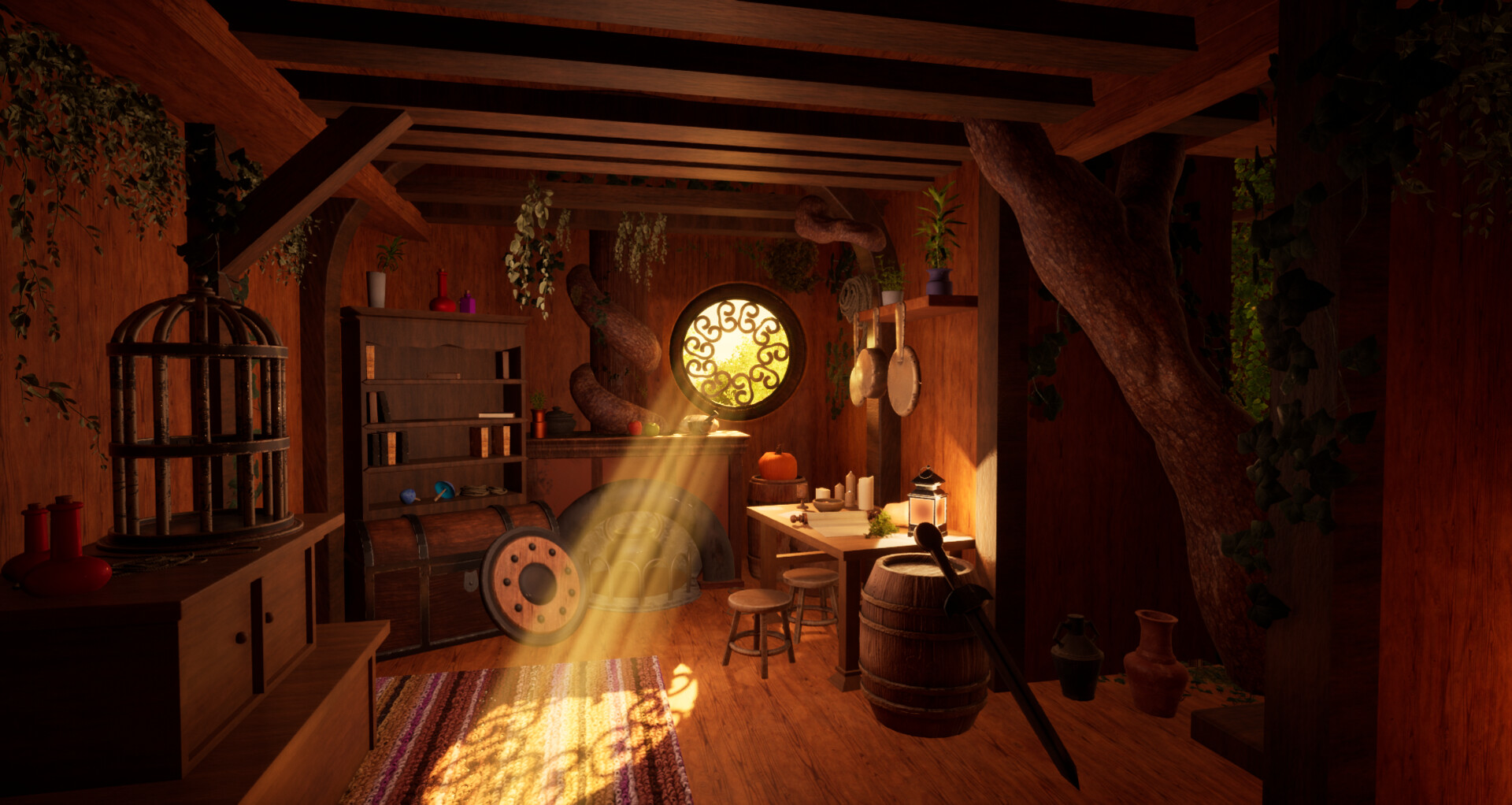 ArtStation - Elven Room