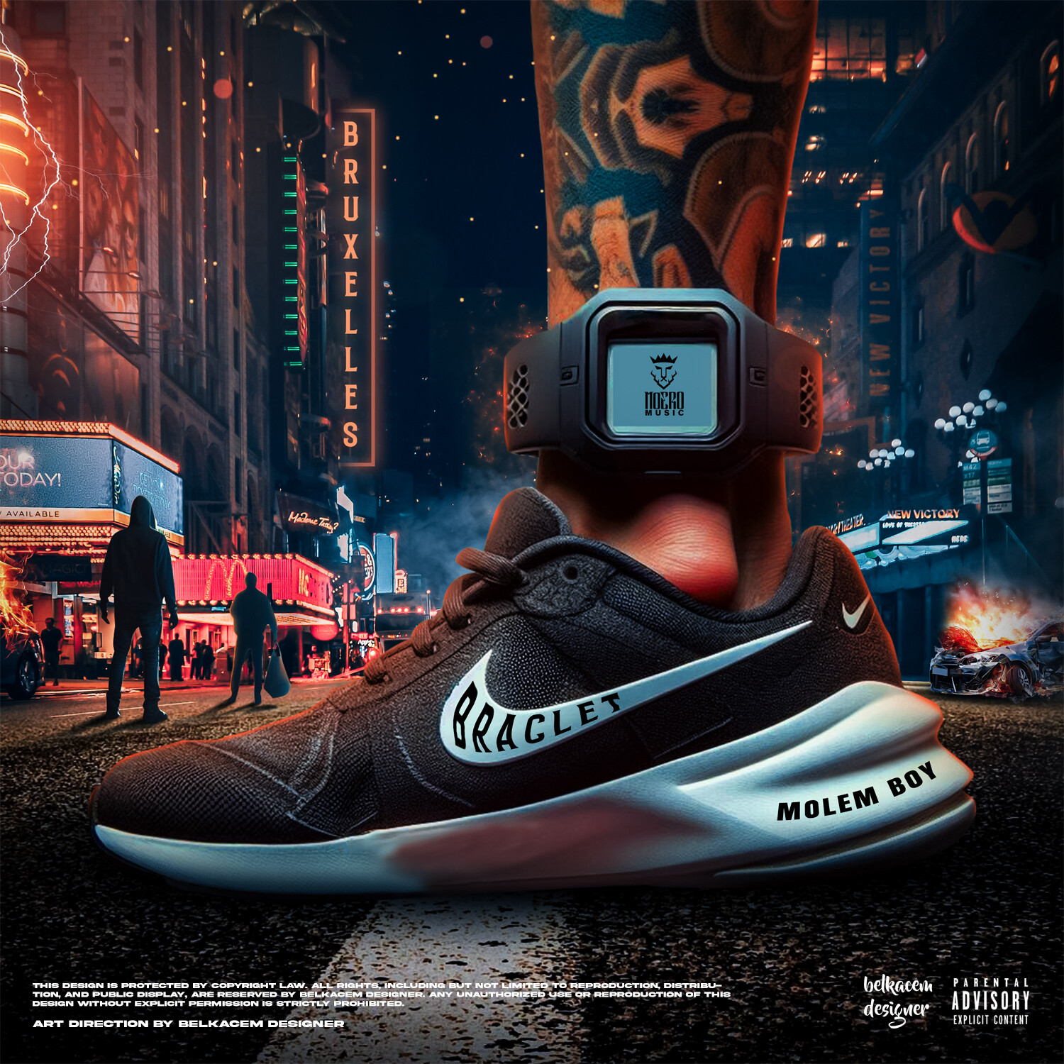 ArtStation - Braclet cover art for molem boy