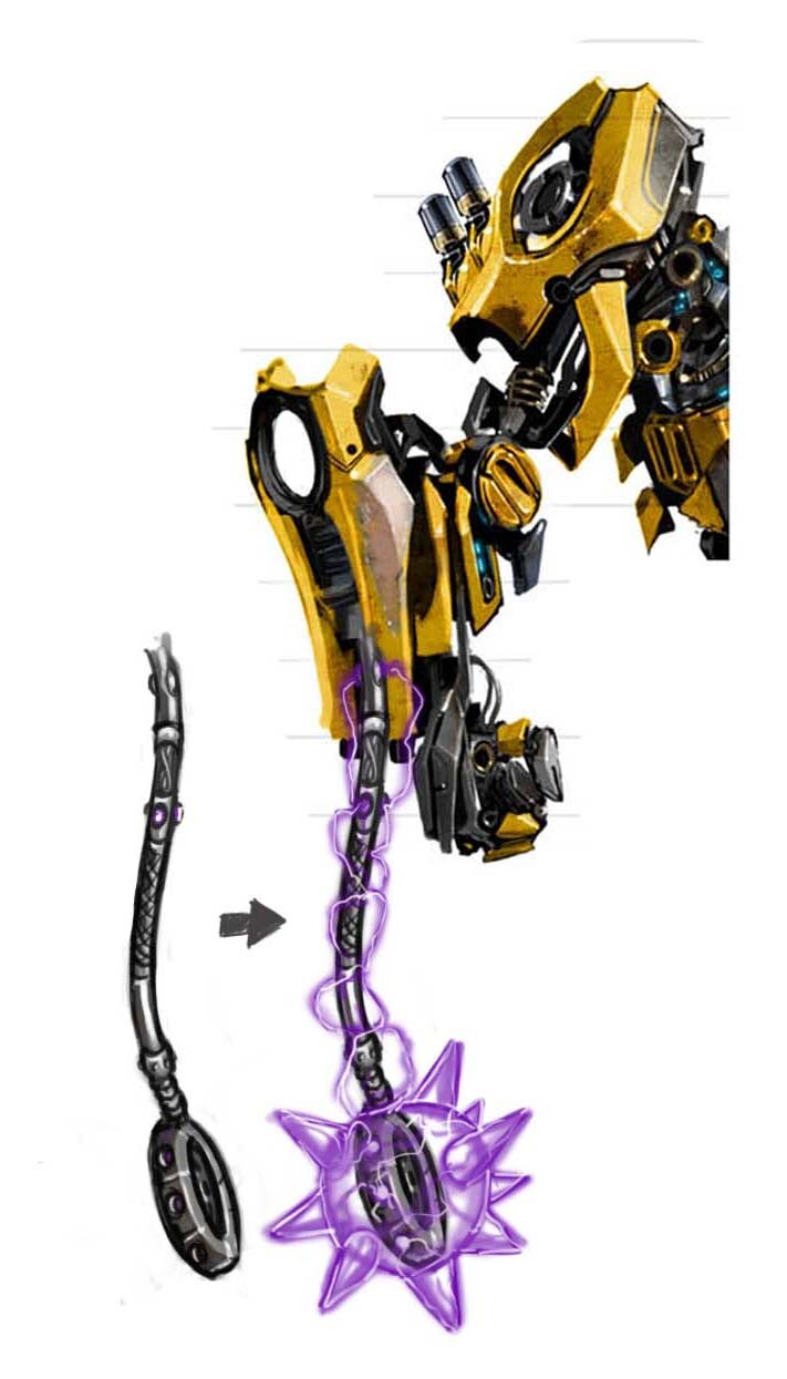 Marcelo Matere - Transformers Movie ( 2007) - Concept Art for Weapons