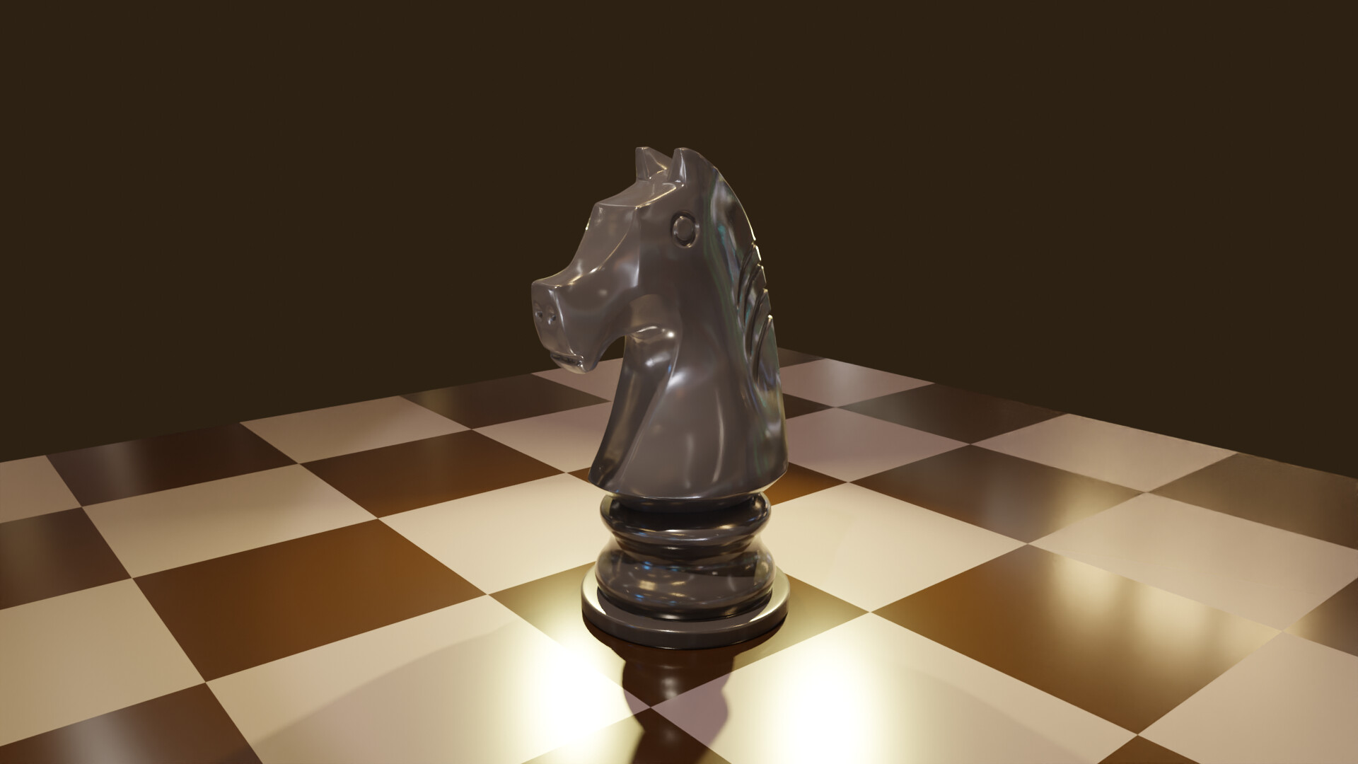 ArtStation - Chess Piece Horse 3D