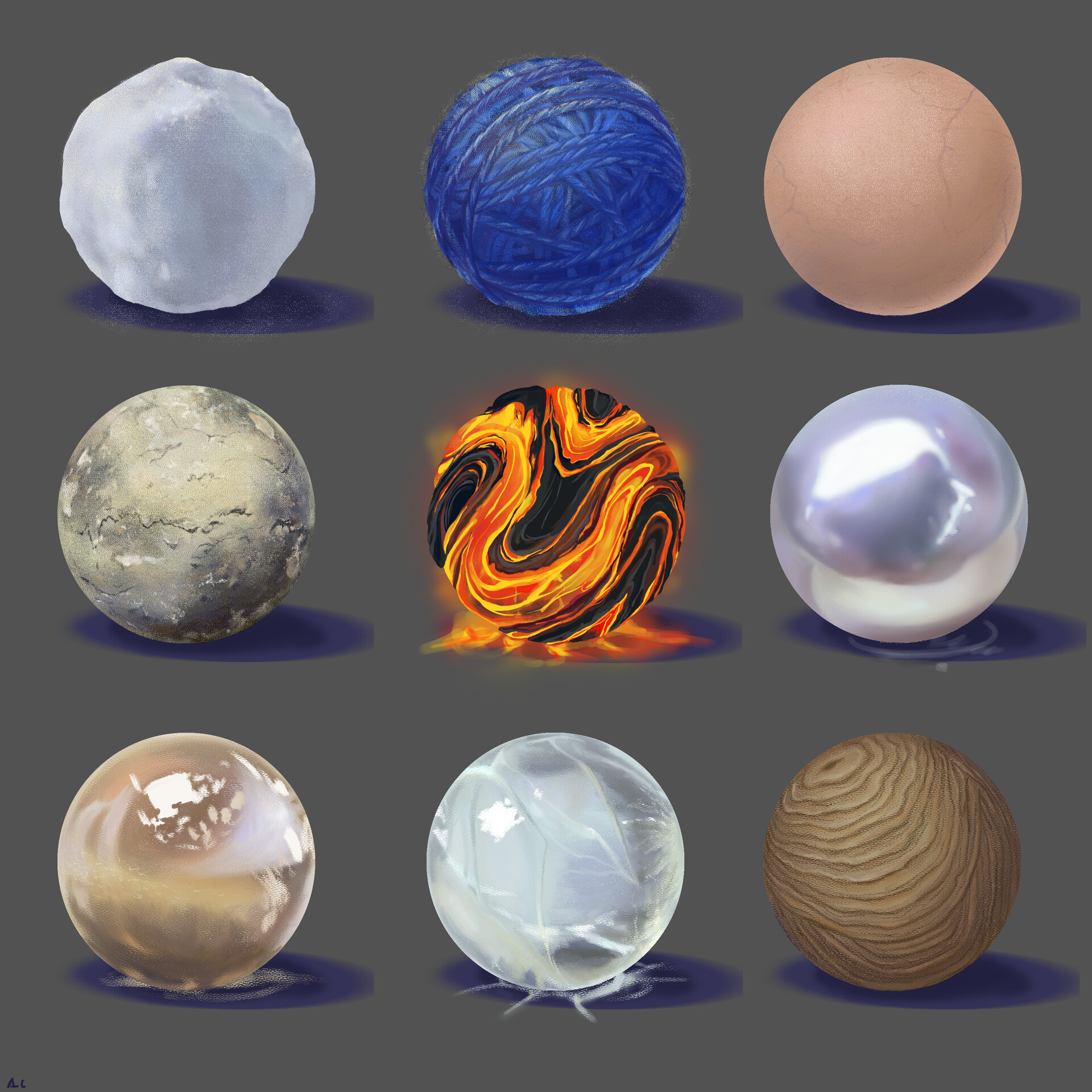 ArtStation - Material Study