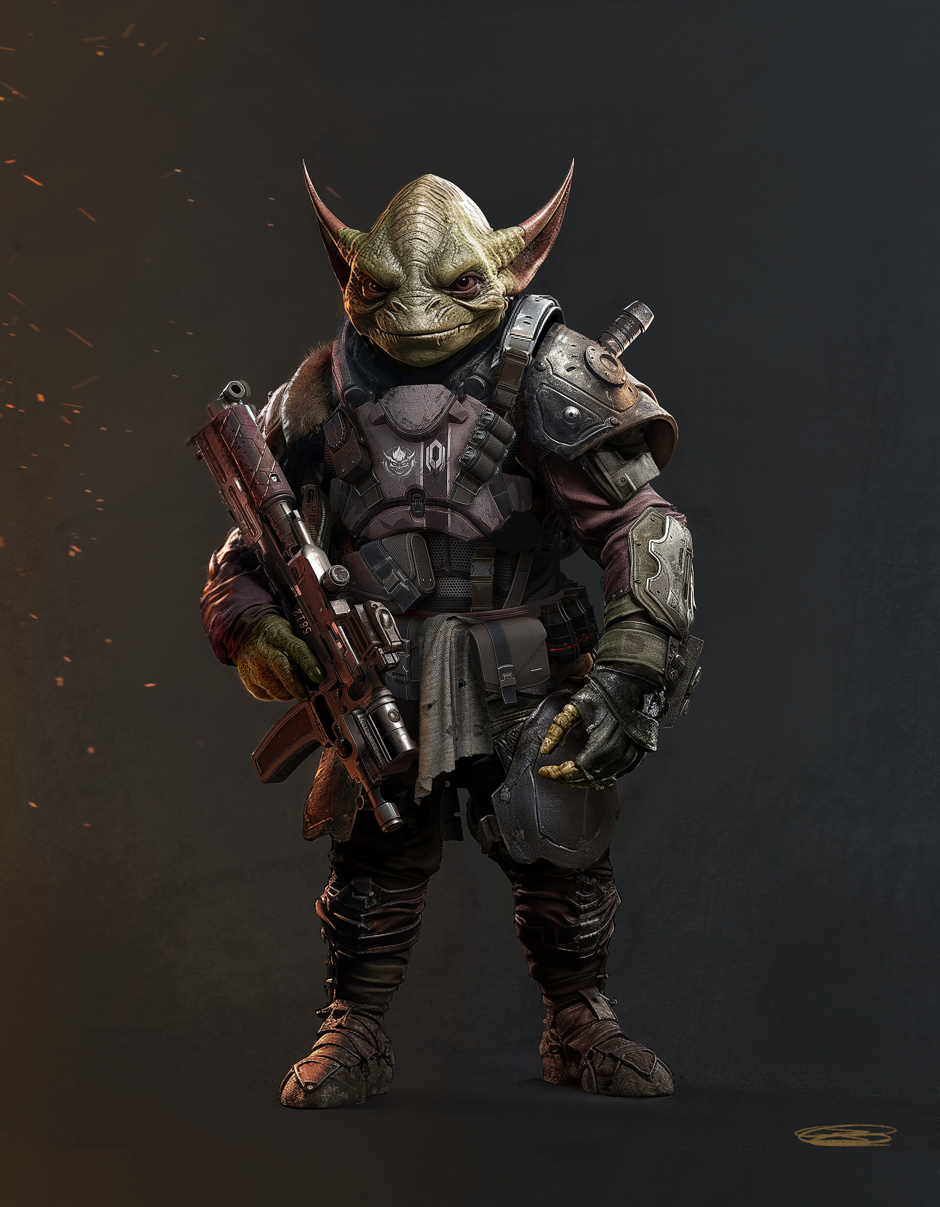 ArtStation - Space Goblin Character Design