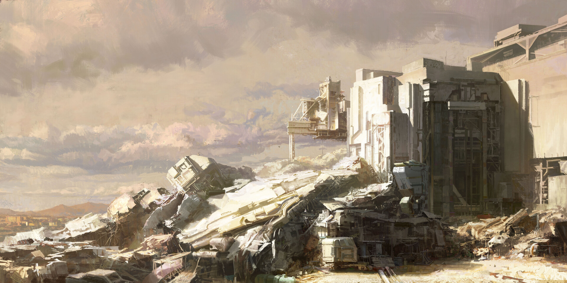 ArtStation - Wasteland dump