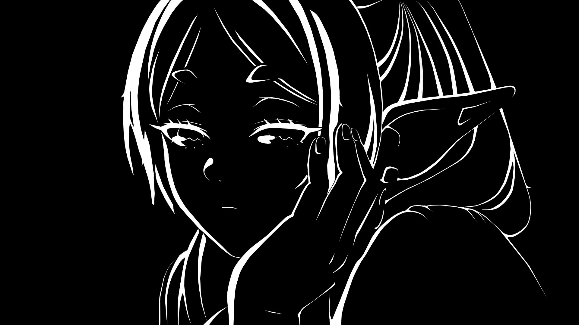 ArtStation - Frieren (Light on dark)