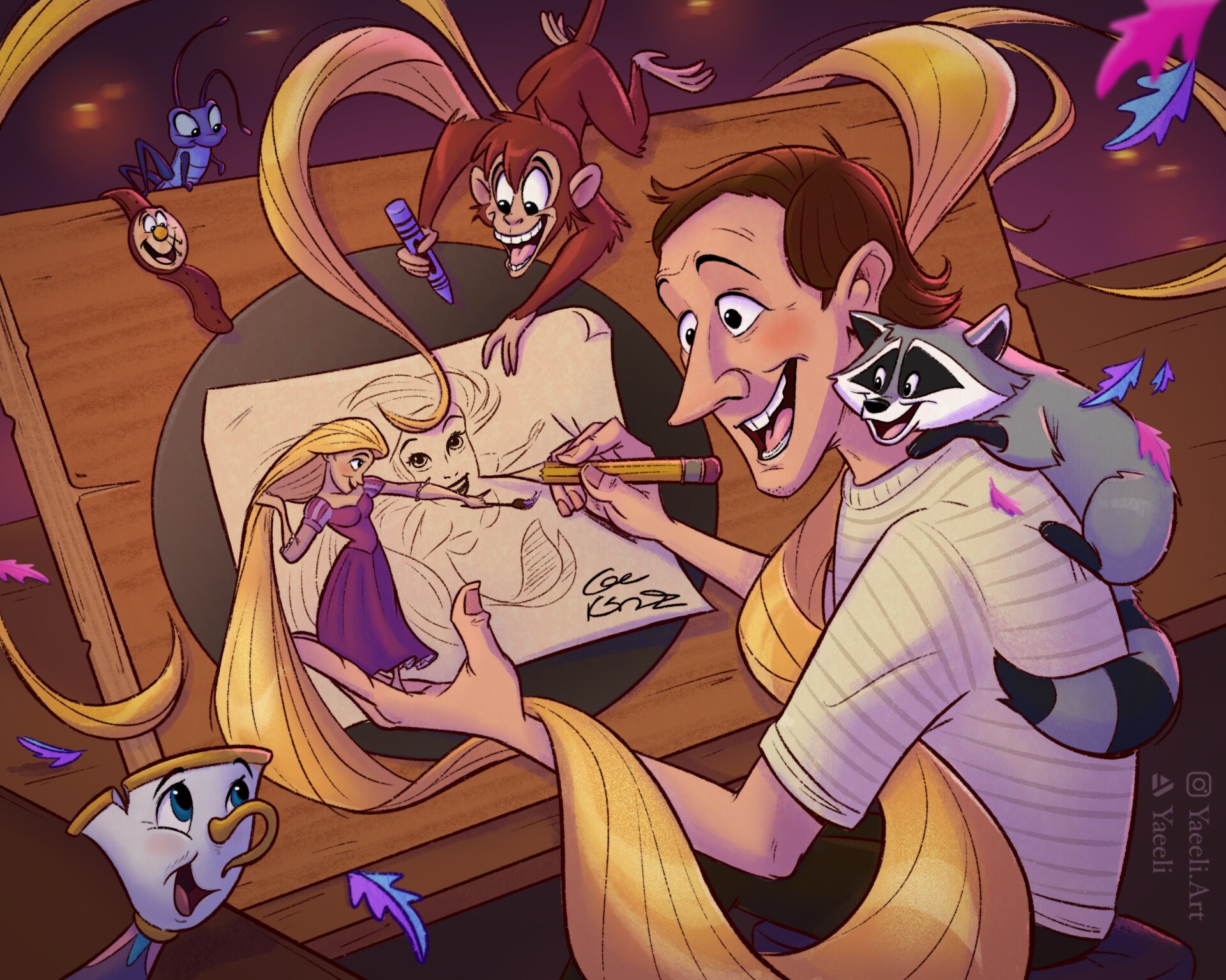 ArtStation - Glen Keane - Tribute Illustration